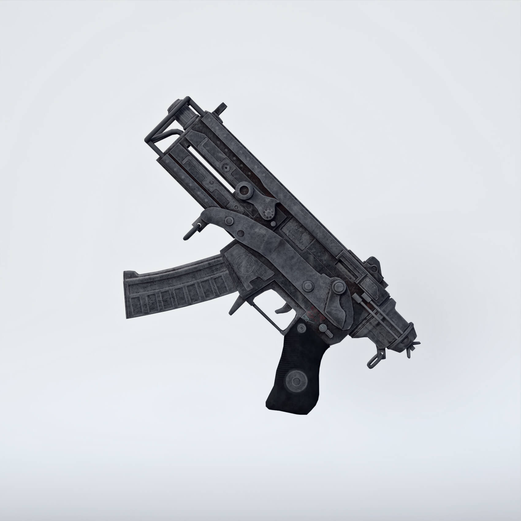 Fallout SMG 10mm for G8F - Daz Content by Loriel