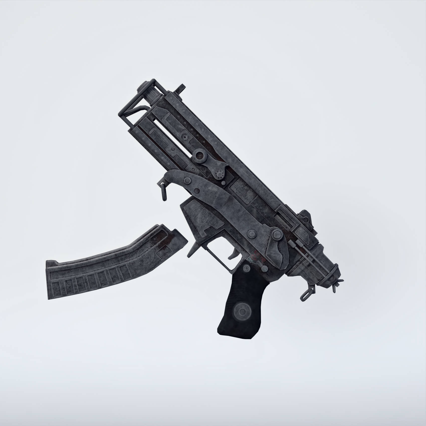 Fallout SMG 10mm for G8F - Daz Content by Loriel