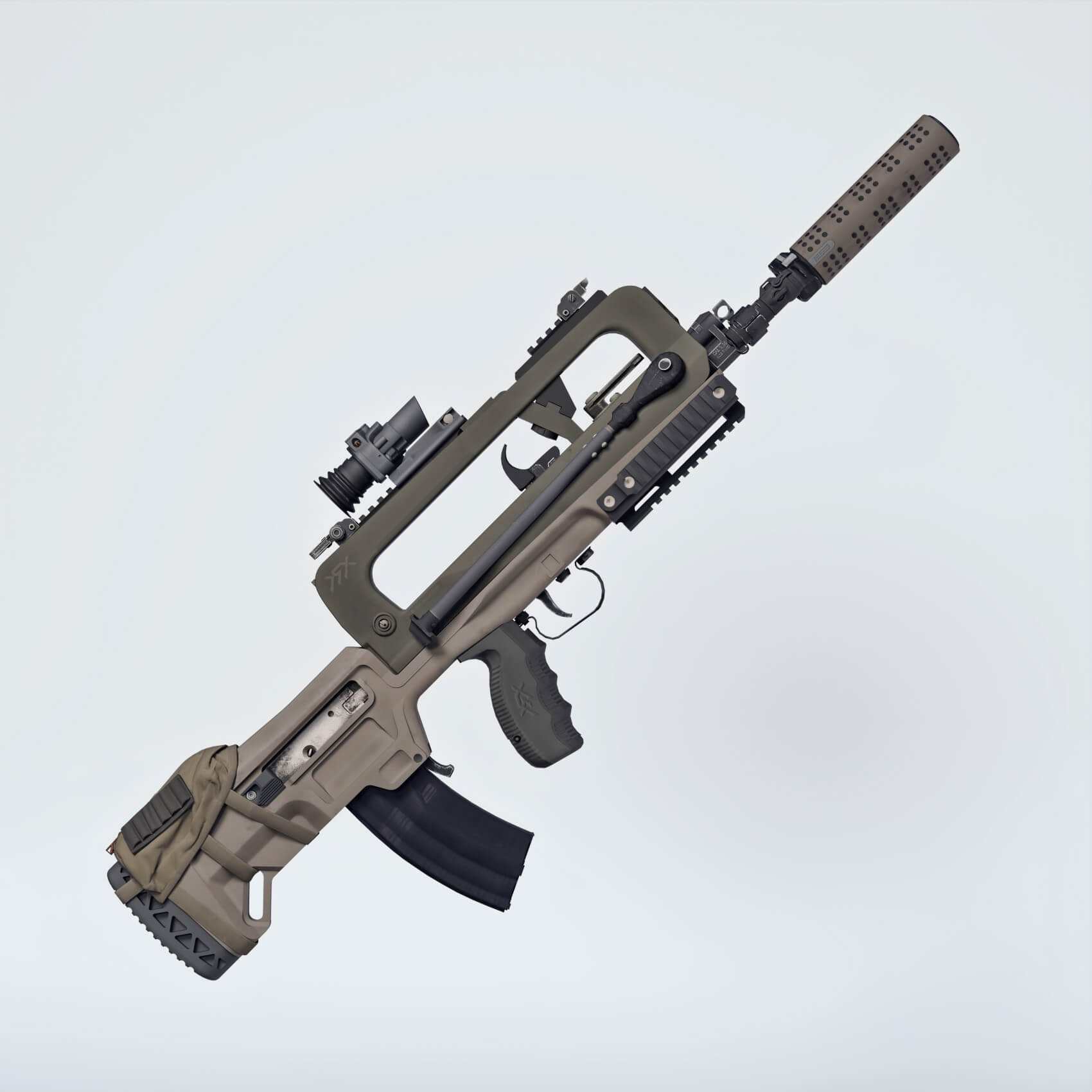 Famas Tactical Rifle for G8F - Daz Content by Loriel