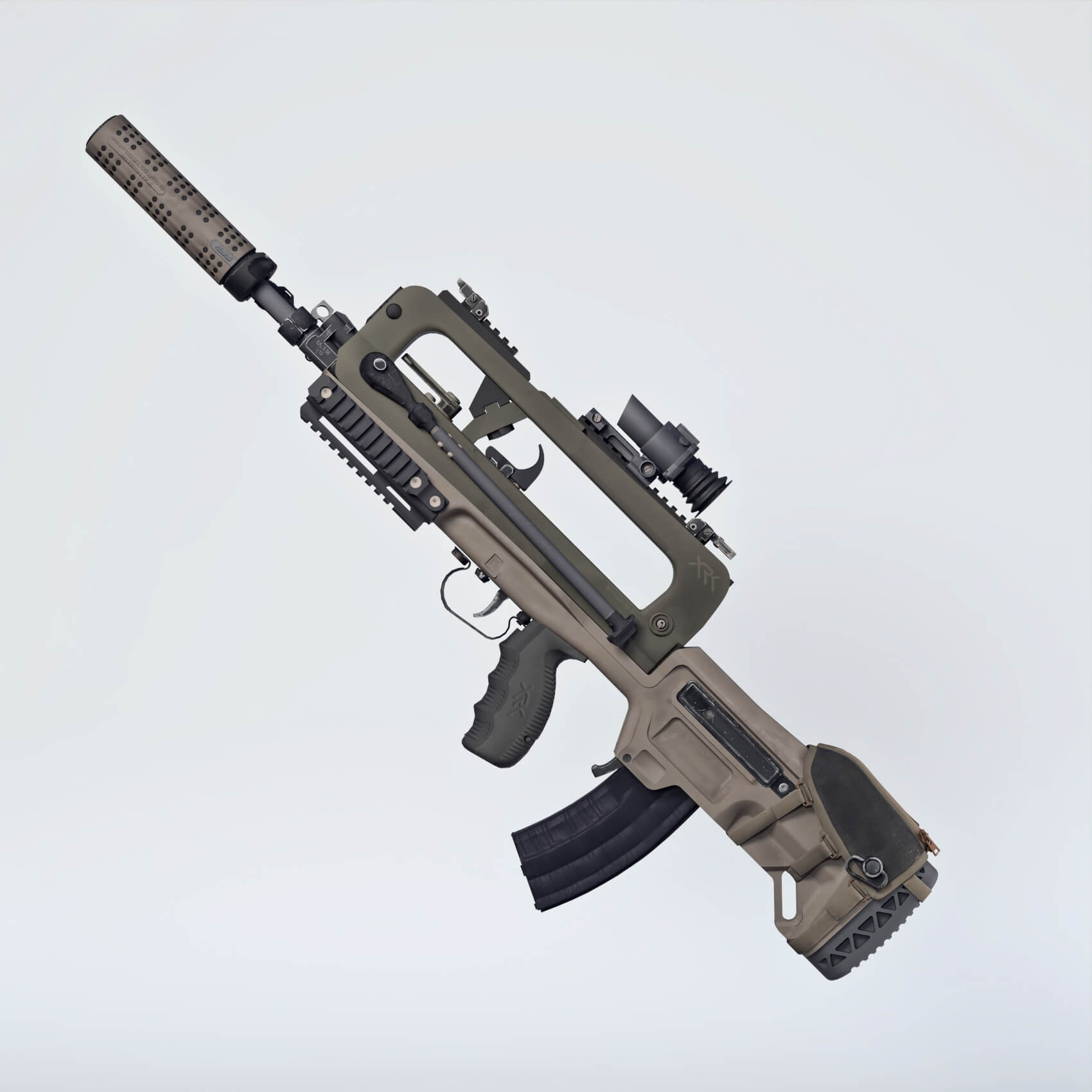 Famas Tactical Rifle for G8F - Daz Content by Loriel