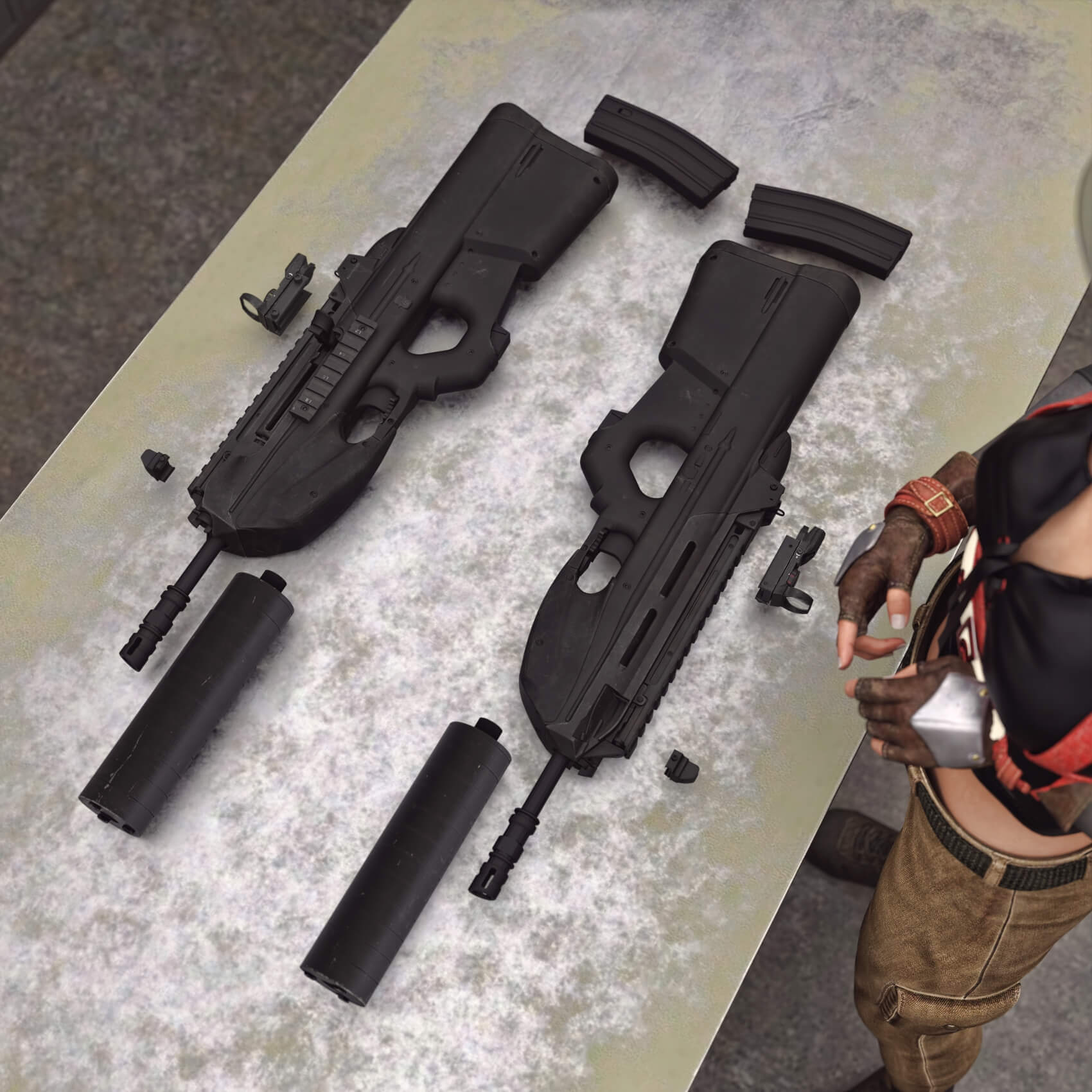 Fn2000 Assault Rifle for G8F - Daz Content by Loriel