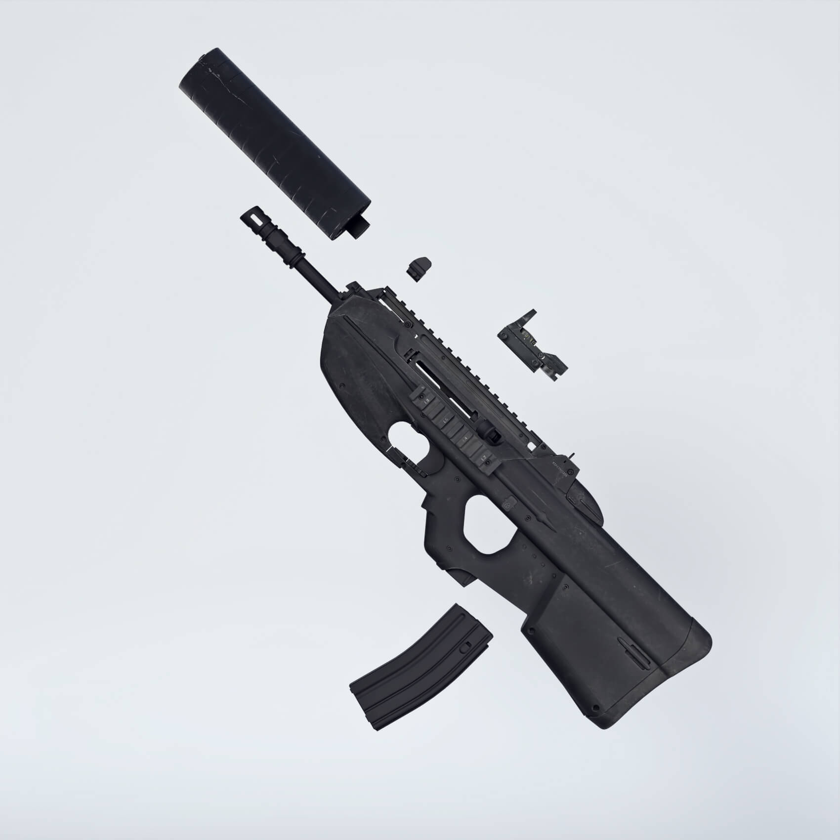Fn2000 Assault Rifle for G8F - Daz Content by Loriel