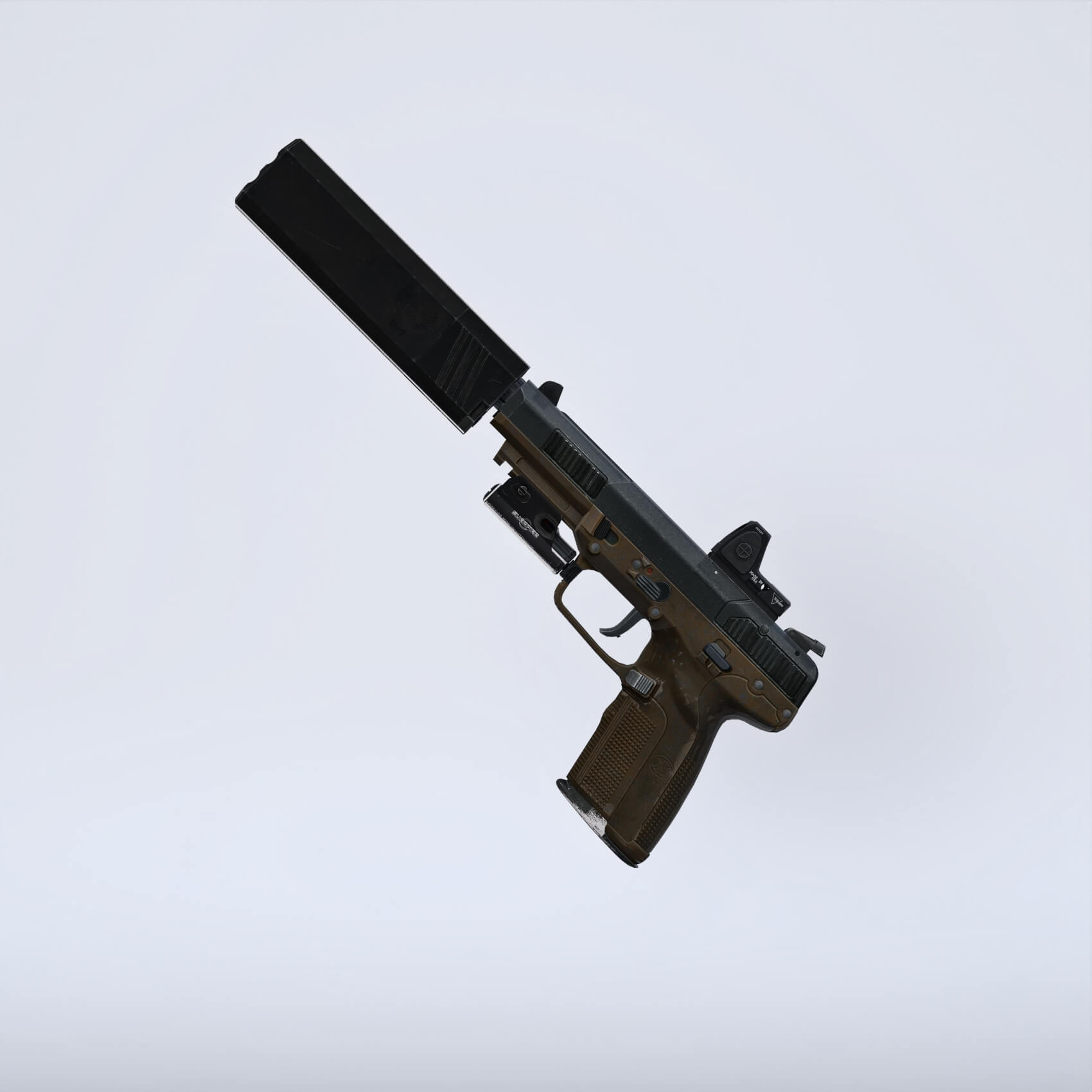 FN57 T Pistol for G8F - Daz Content by Loriel