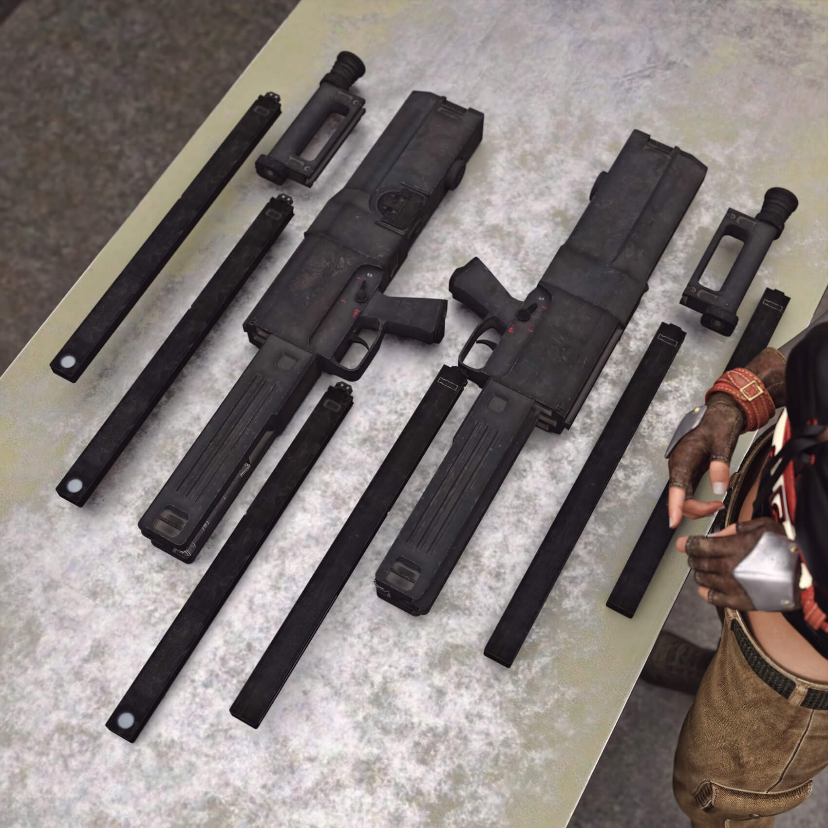 G11 Rifle for G8F - Daz Content by Loriel