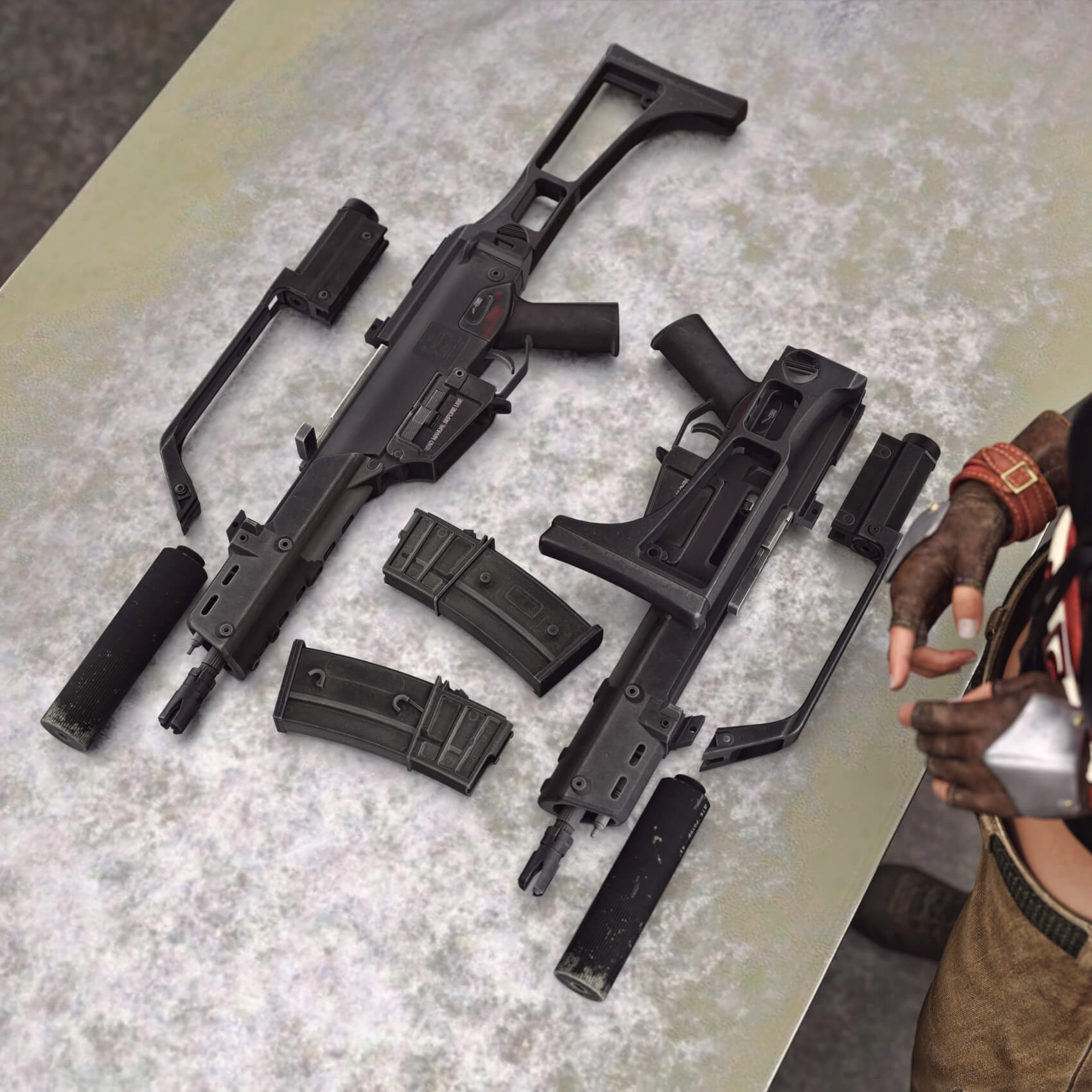 G36 TK Regular Rifle for G8F - Daz Content by Loriel