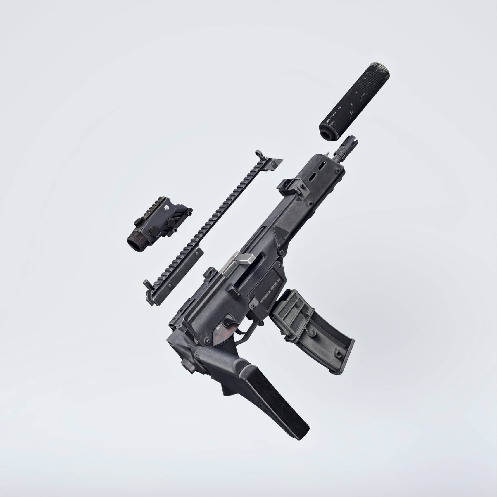 G36 Tactical Assault Rifle TK for G8F - Daz Content by Loriel