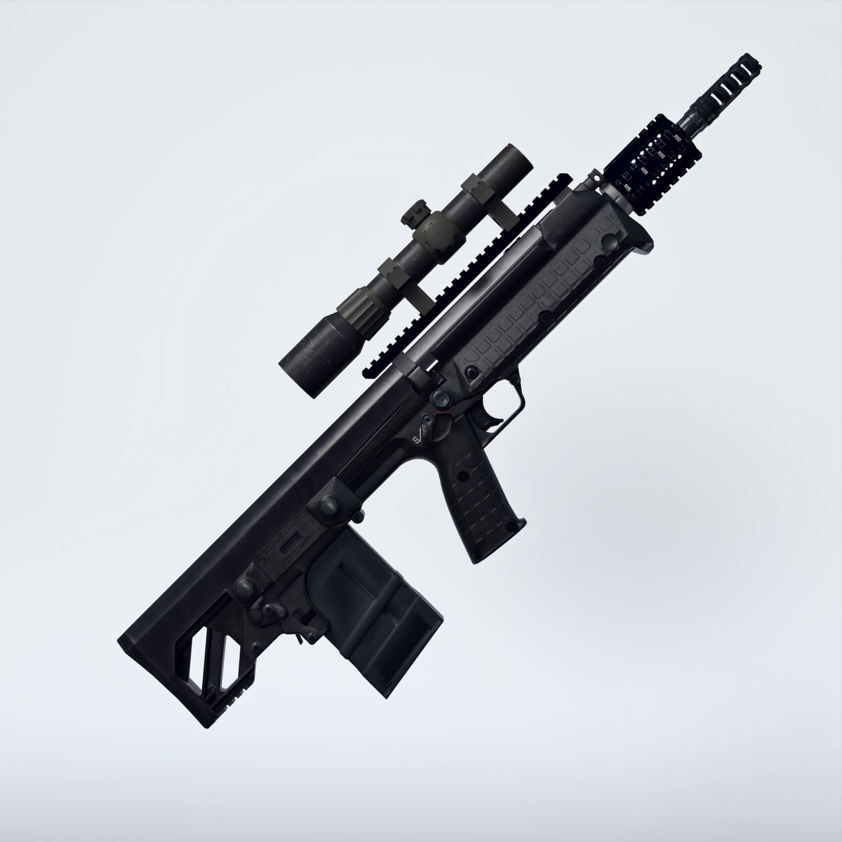 Kt Bullpup Rifle for G8F - Daz Content by Loriel
