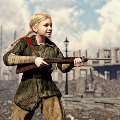 M1 Carbine for G8F - Daz Content by Loriel