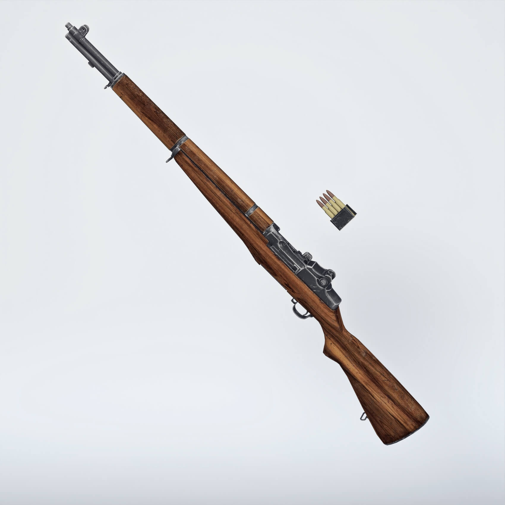 M1 Garand Rifle for G8F - Daz Content by Loriel