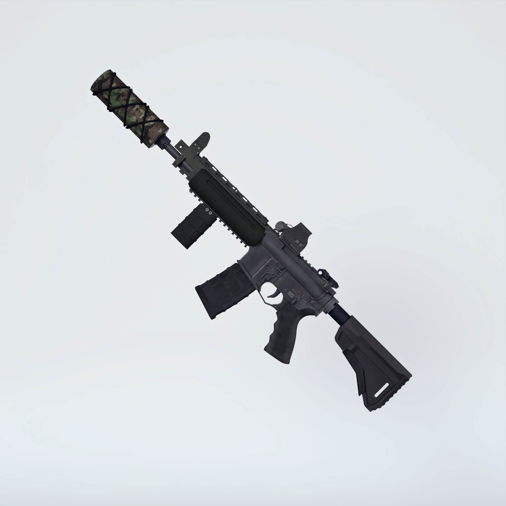 M4 Cqb Rifle for G8F - Daz Content by Loriel