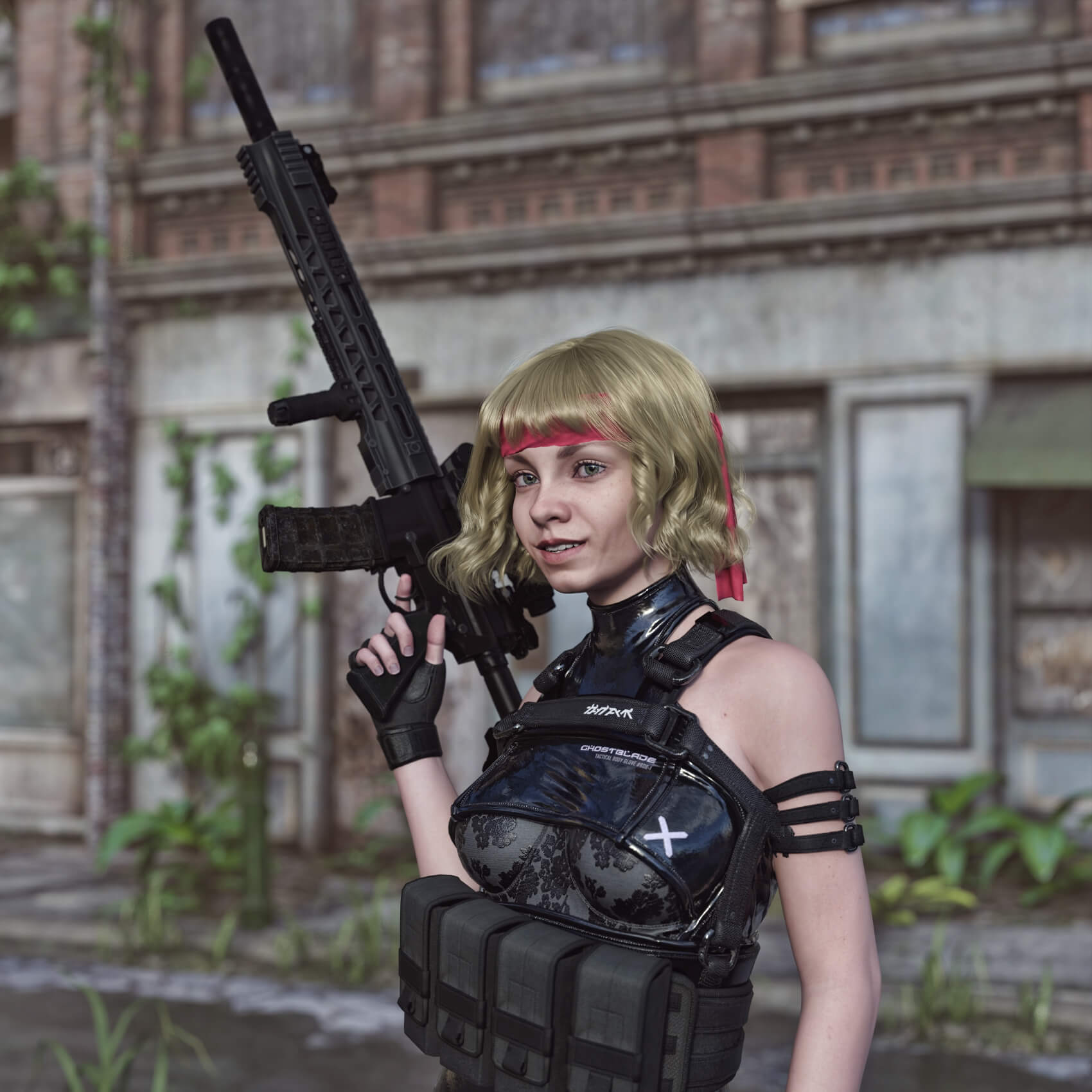 M4 Rifle Custom Long - Daz Content by Loriel