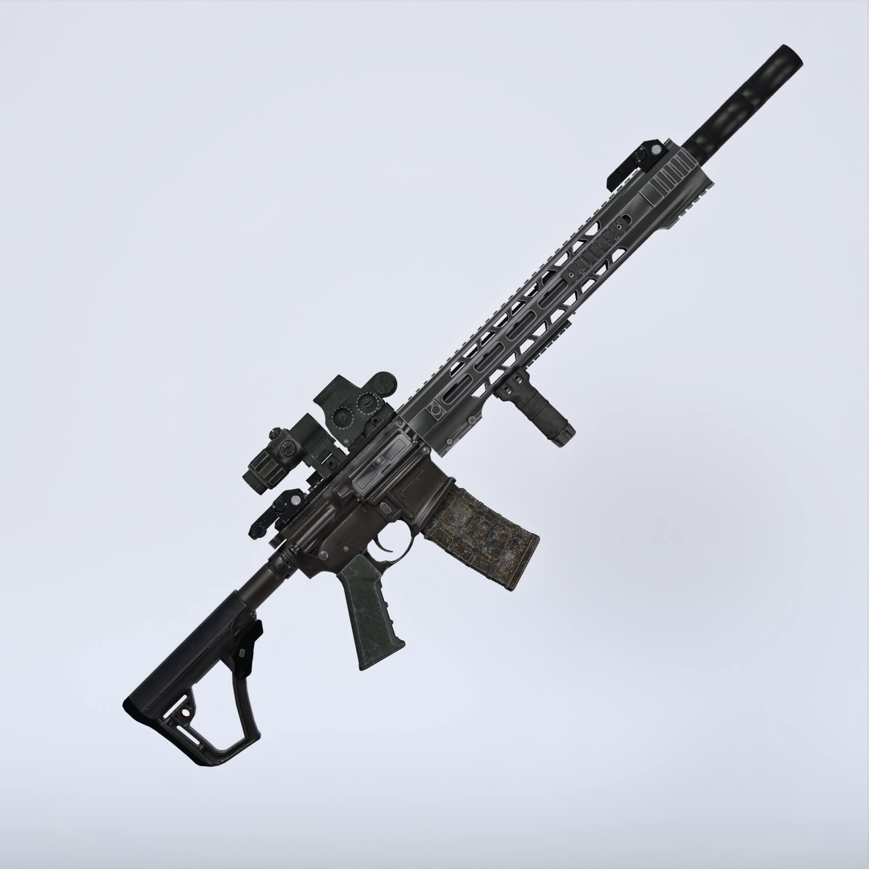 M4 Rifle Custom Long - Daz Content by Loriel