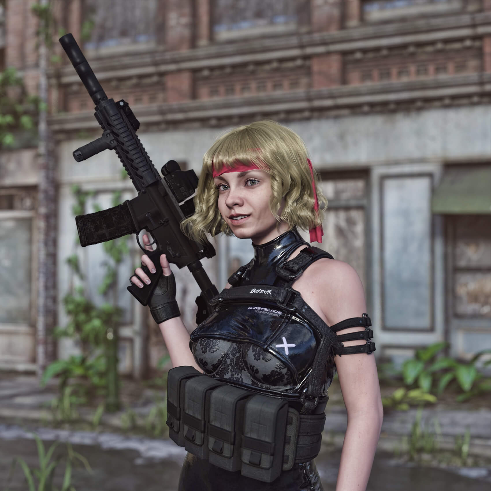 M4 Rifle Custom Short - Daz Content by Loriel
