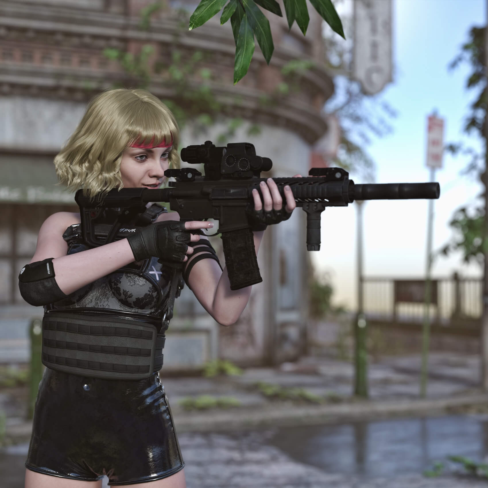 M4 Rifle Custom Short - Daz Content by Loriel