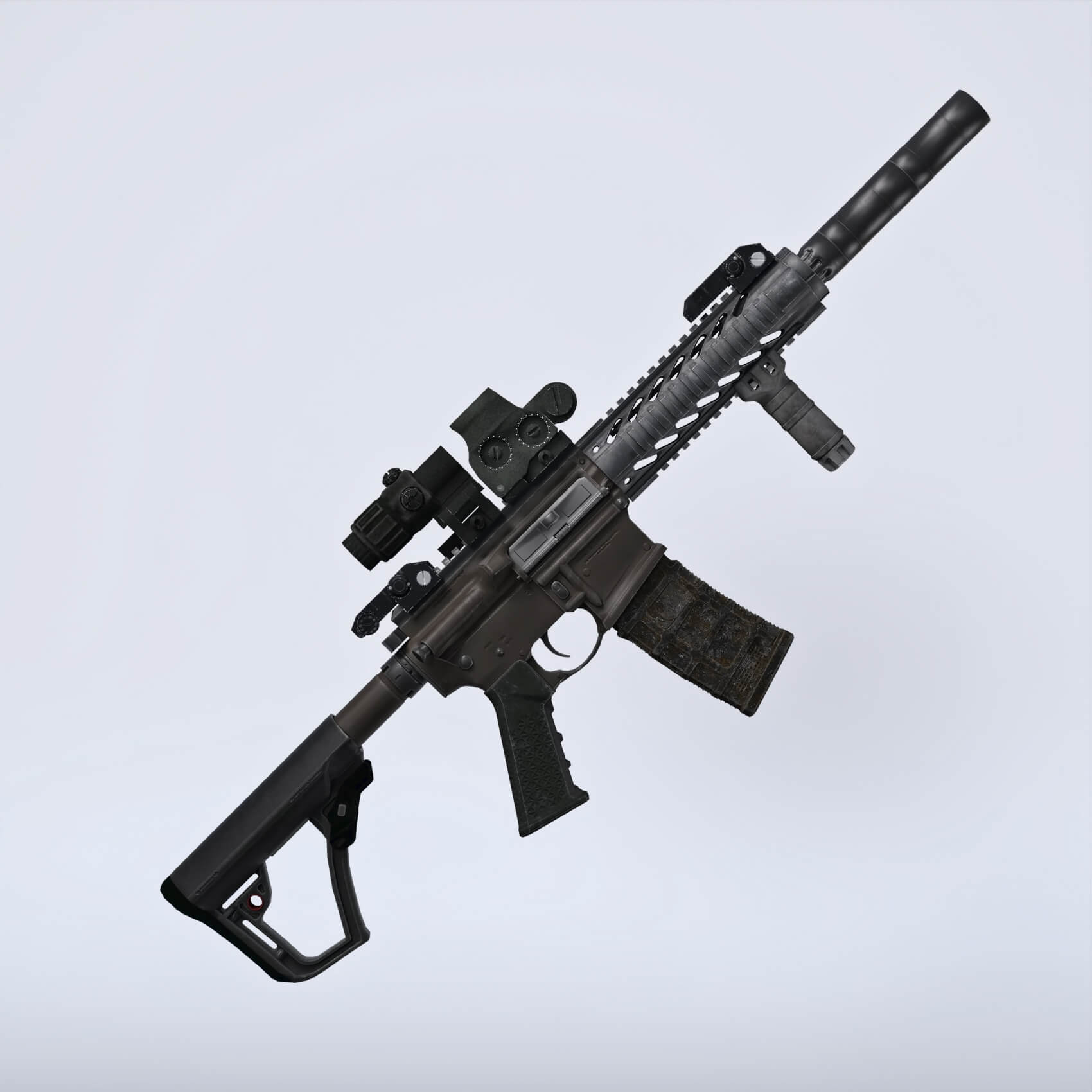 M4 Custom Short - Daz Content by Loriel