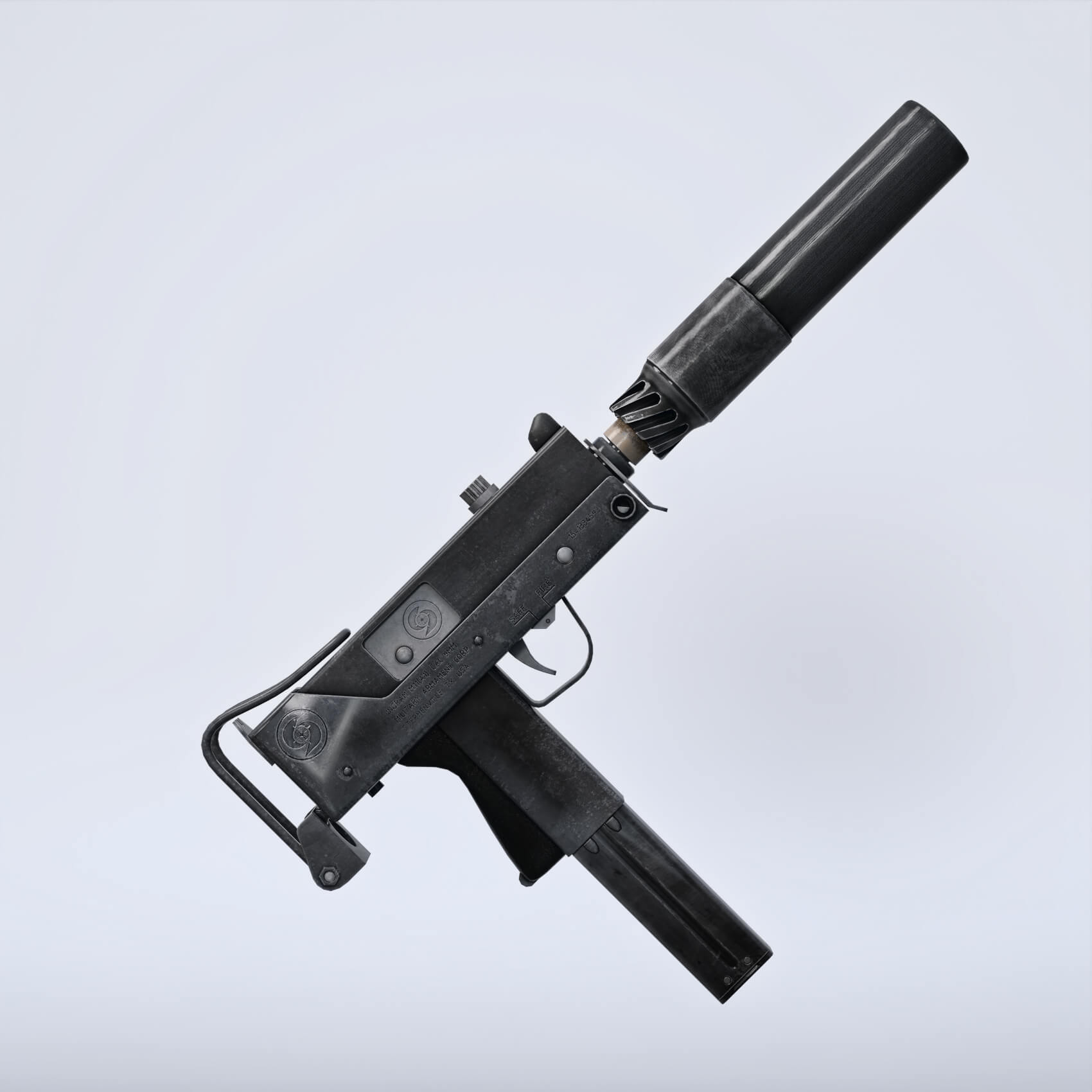 MAC10 SMG for G8 - Daz Content by Loriel