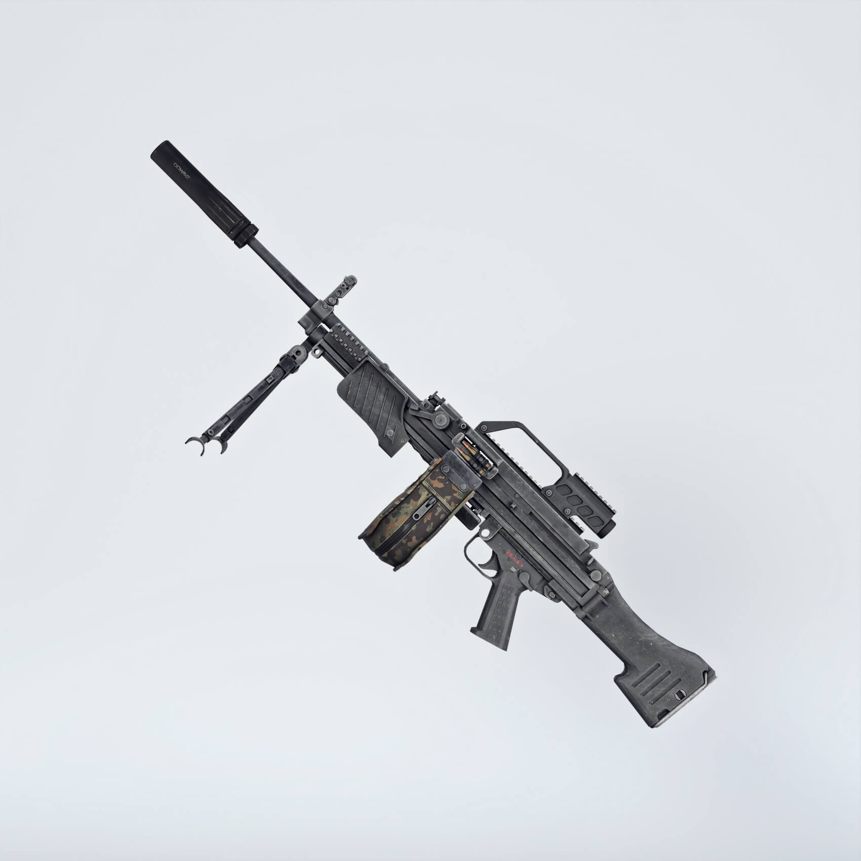 MG 4 Machinegun for G8F - Daz Content by Loriel