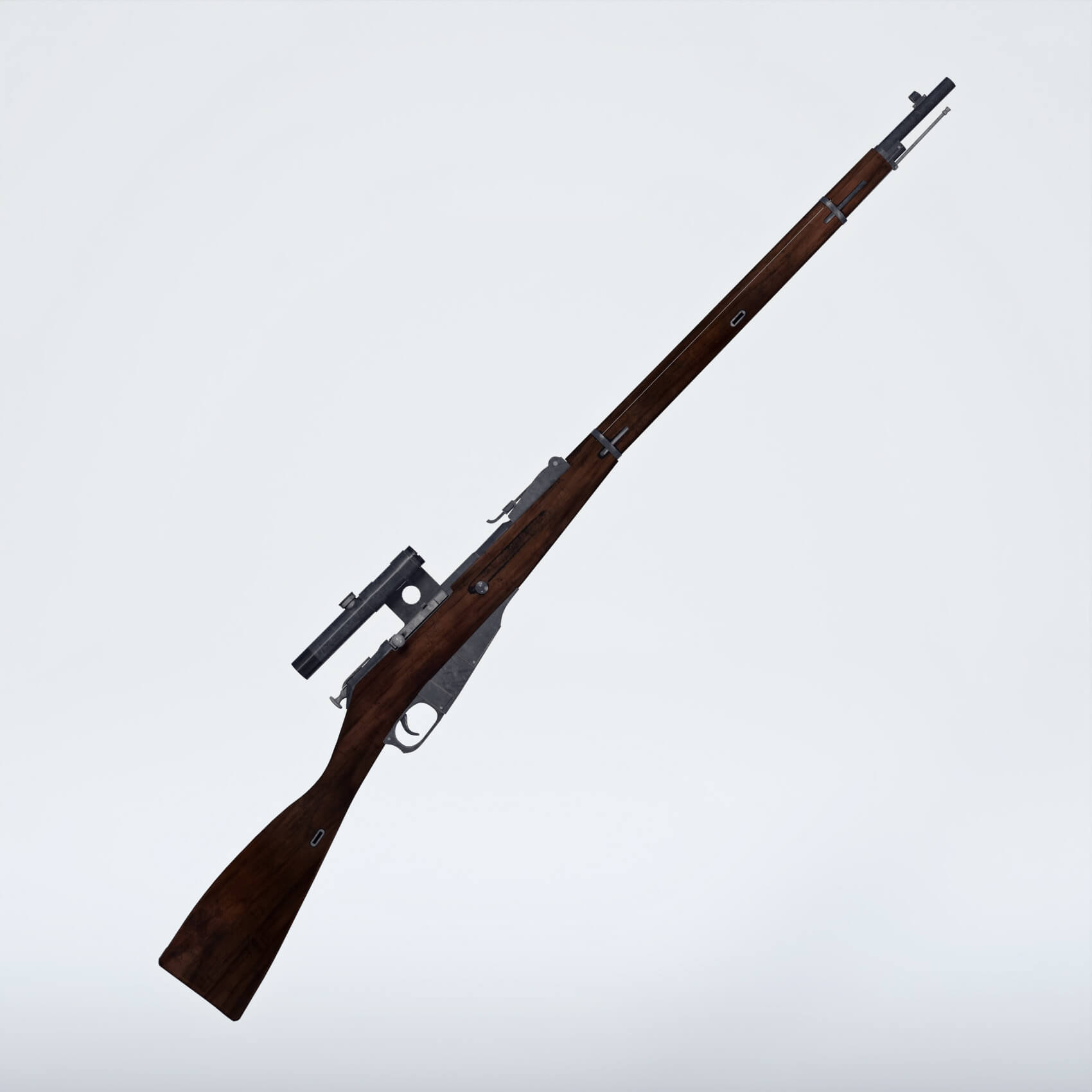 Mosin Sniper Rifle for G8F - Daz Content by Loriel