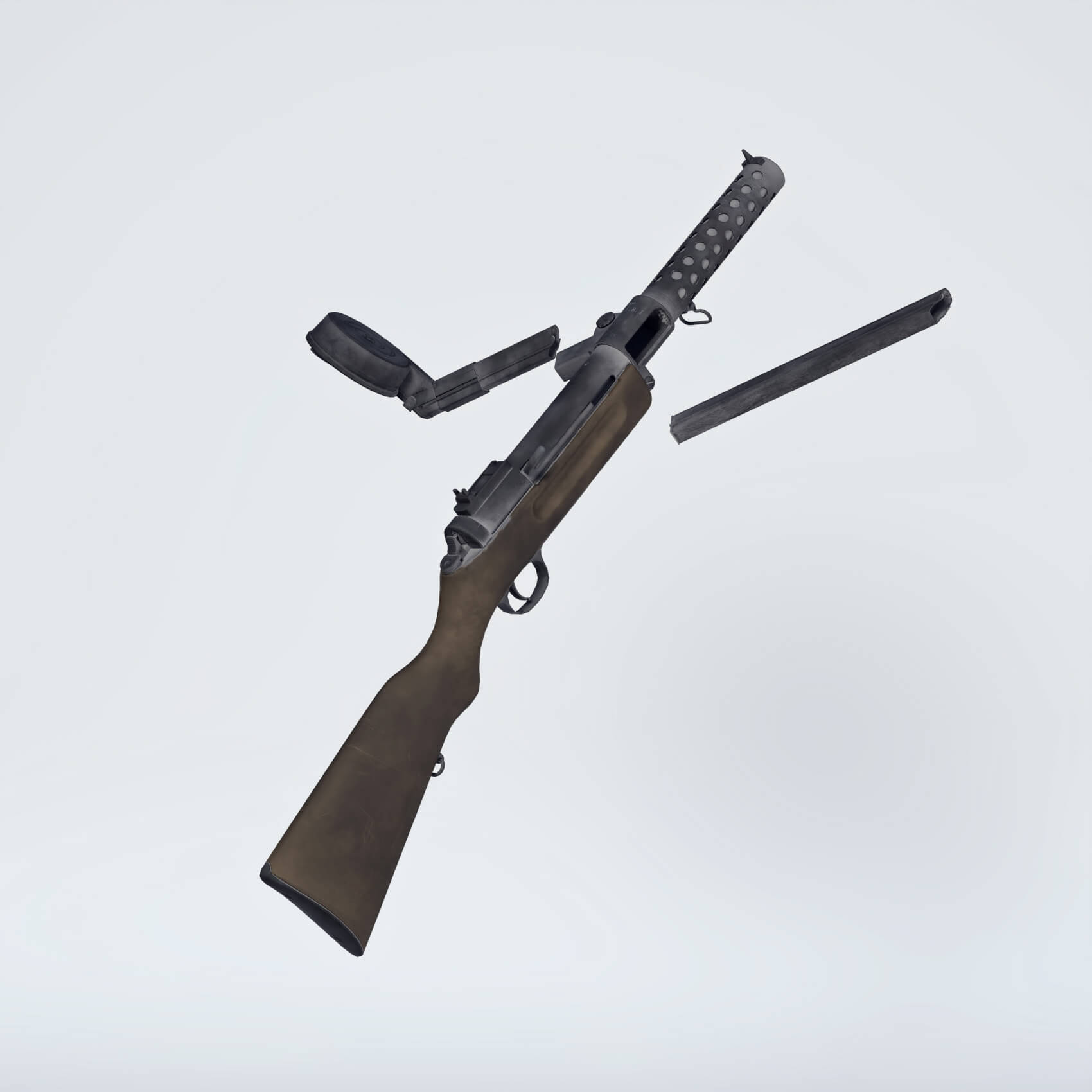 MP18 Submachine Gun for G8F - Daz Content by Loriel
