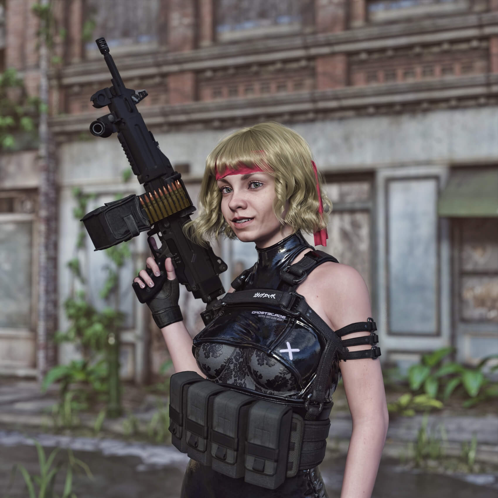 Negev Light Machinegun - Daz Content by Loriel