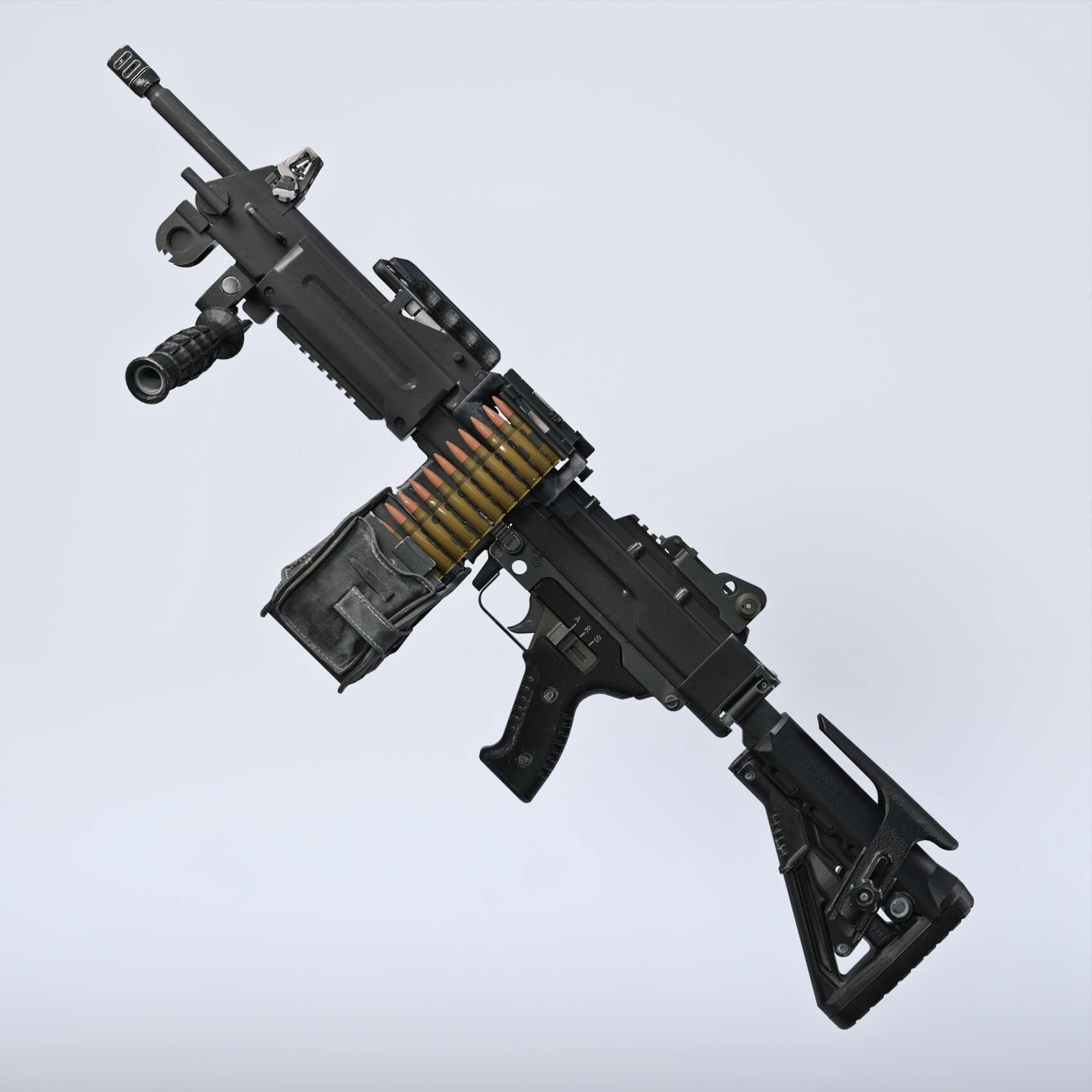 Negev Light Machinegun - Daz Content by Loriel