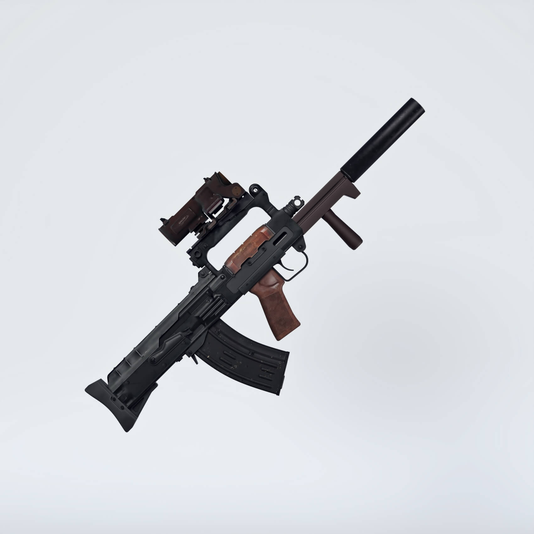 OTS-14 Groza CW Assault Rifle for G8F and G9 Daz Content by Loriel