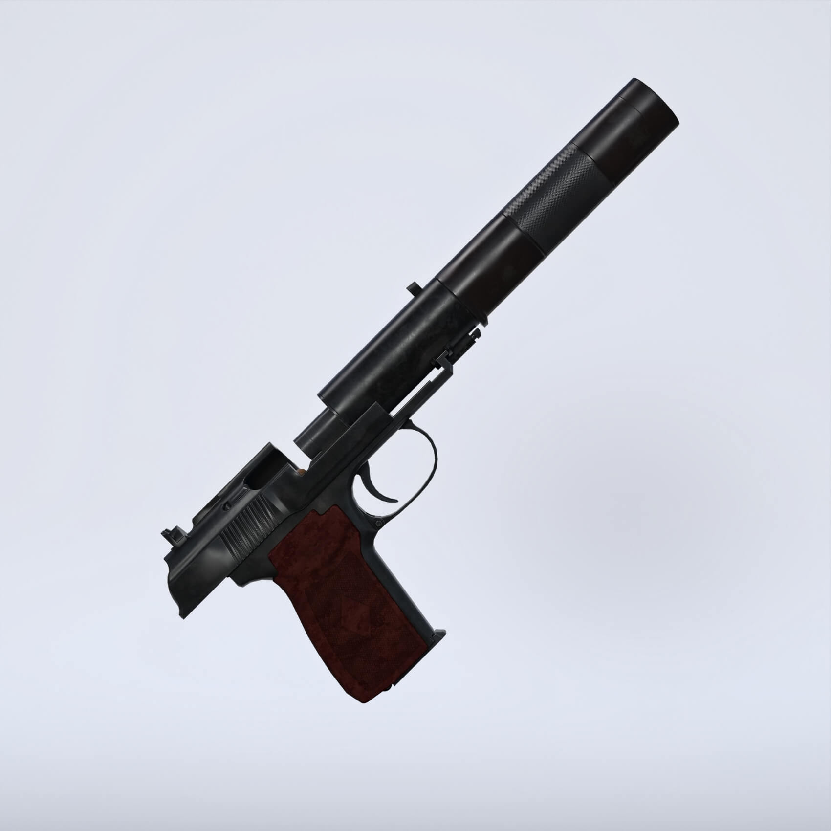 PB Silenced Pistol - Daz Content by Loriel