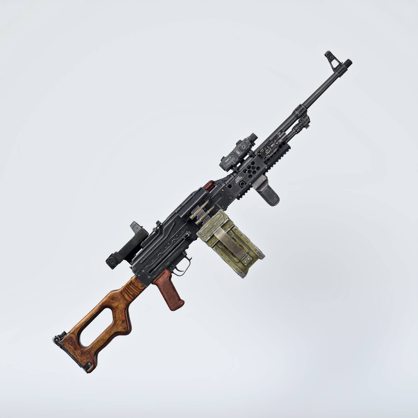 Pecheneg PKP TK Storm Machine Gun for G8f and G9 - Daz Content by Loriel