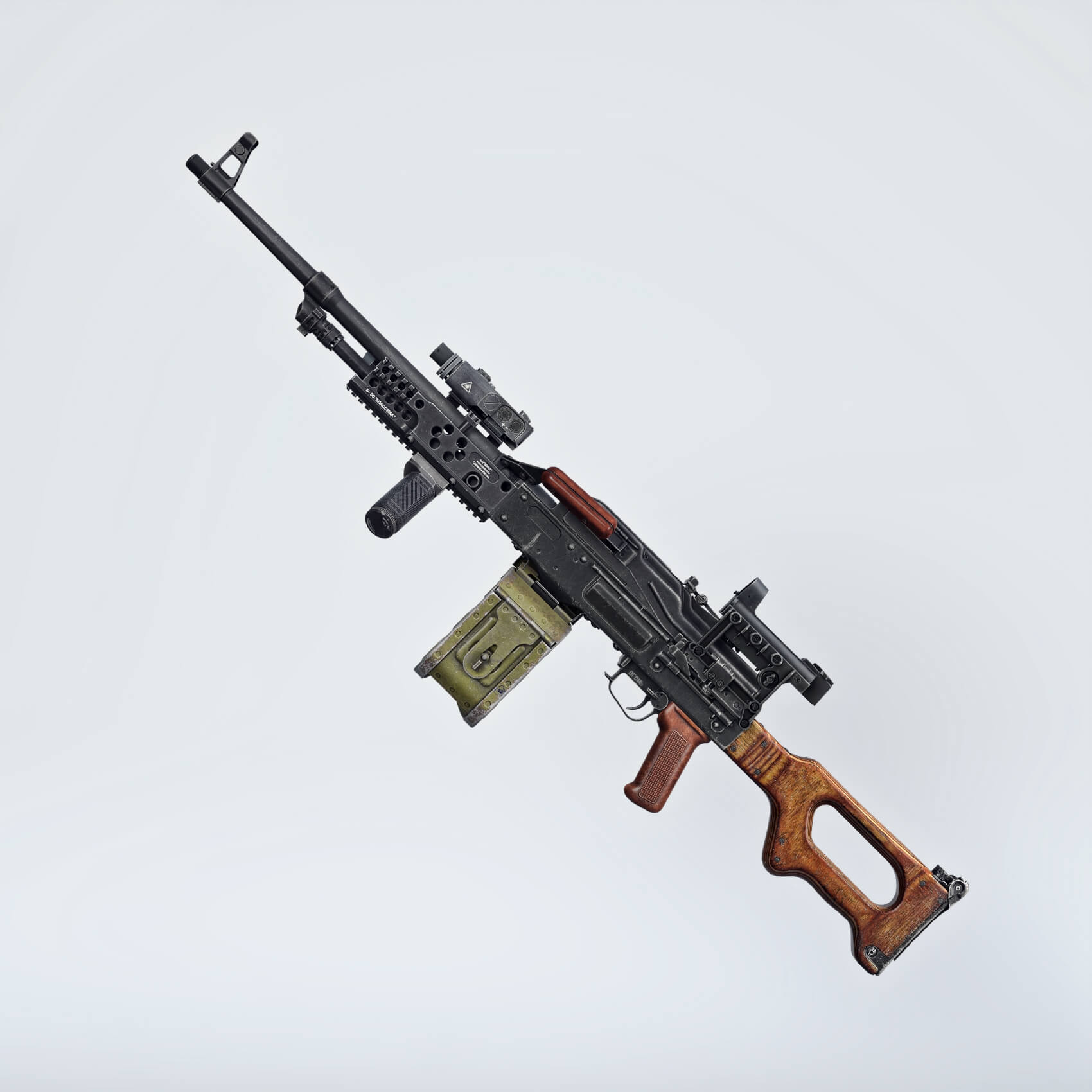 Pecheneg PKP TK Storm Machine Gun for G8f and G9 - Daz Content by Loriel