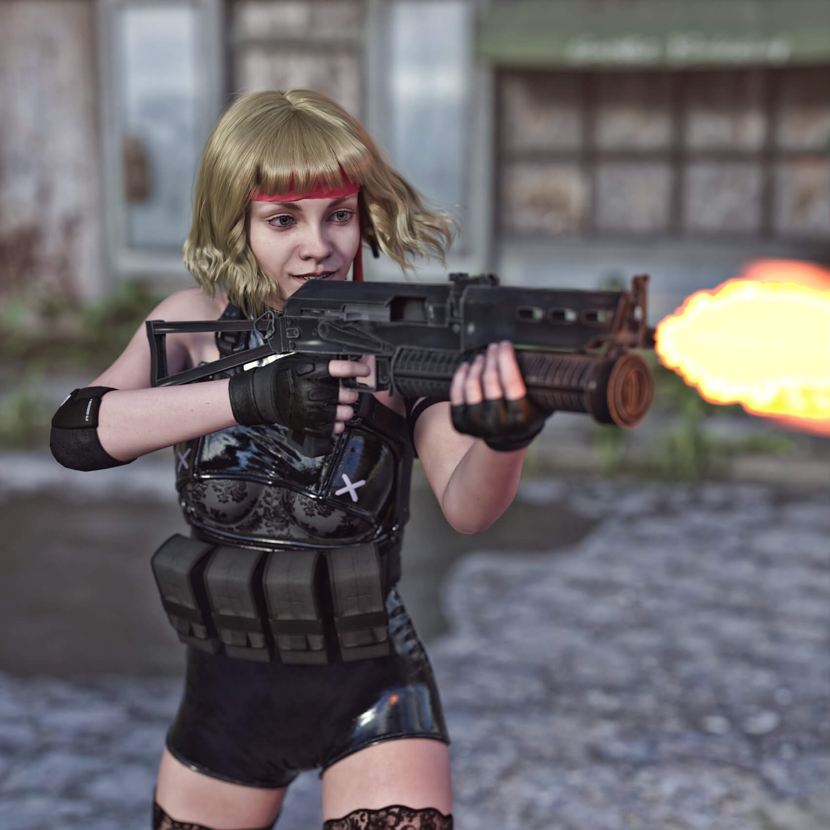 Pp 19 Rifle Bizon for G8F - Daz Content by Loriel