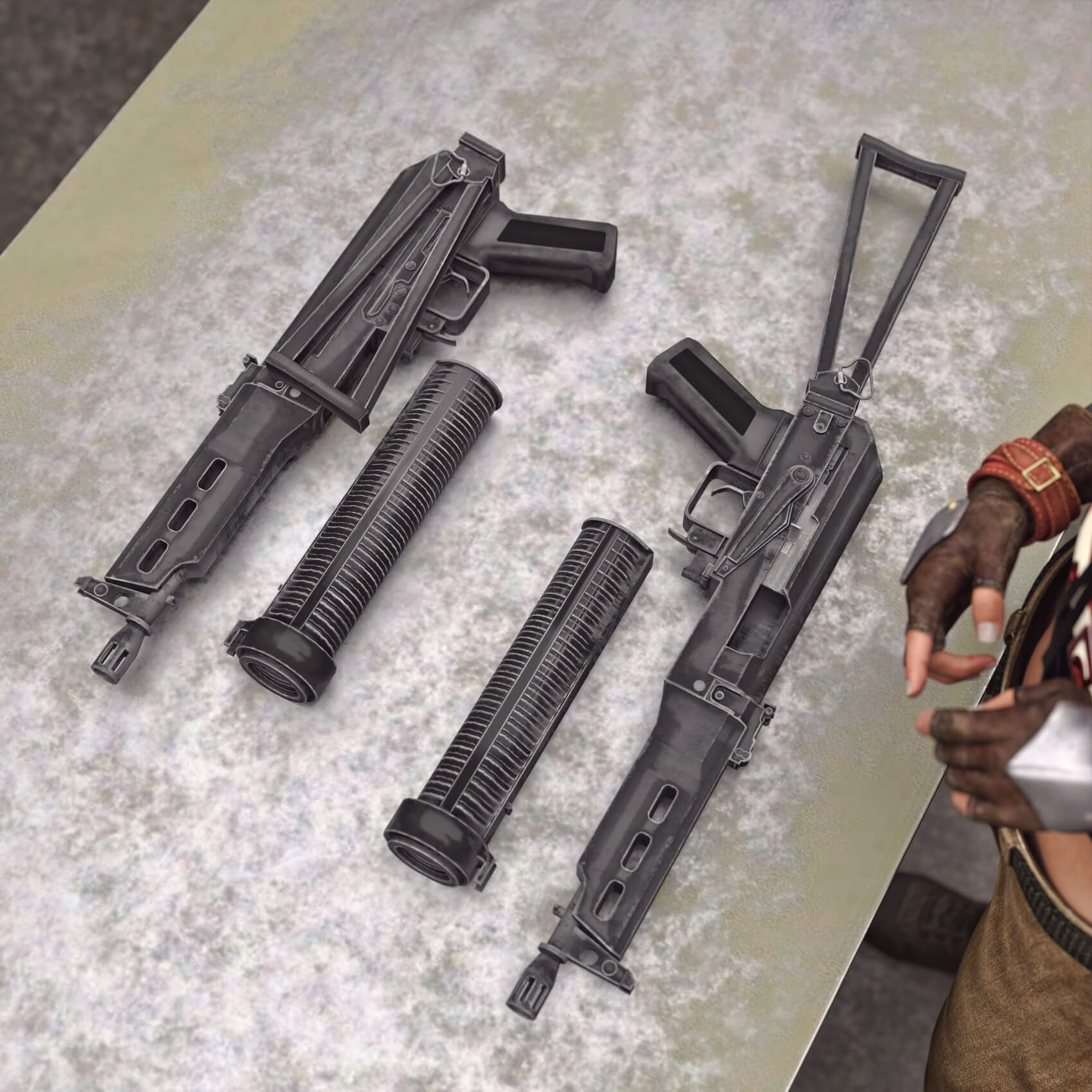 Pp 19 Rifle Bizon for G8F - Daz Content by Loriel