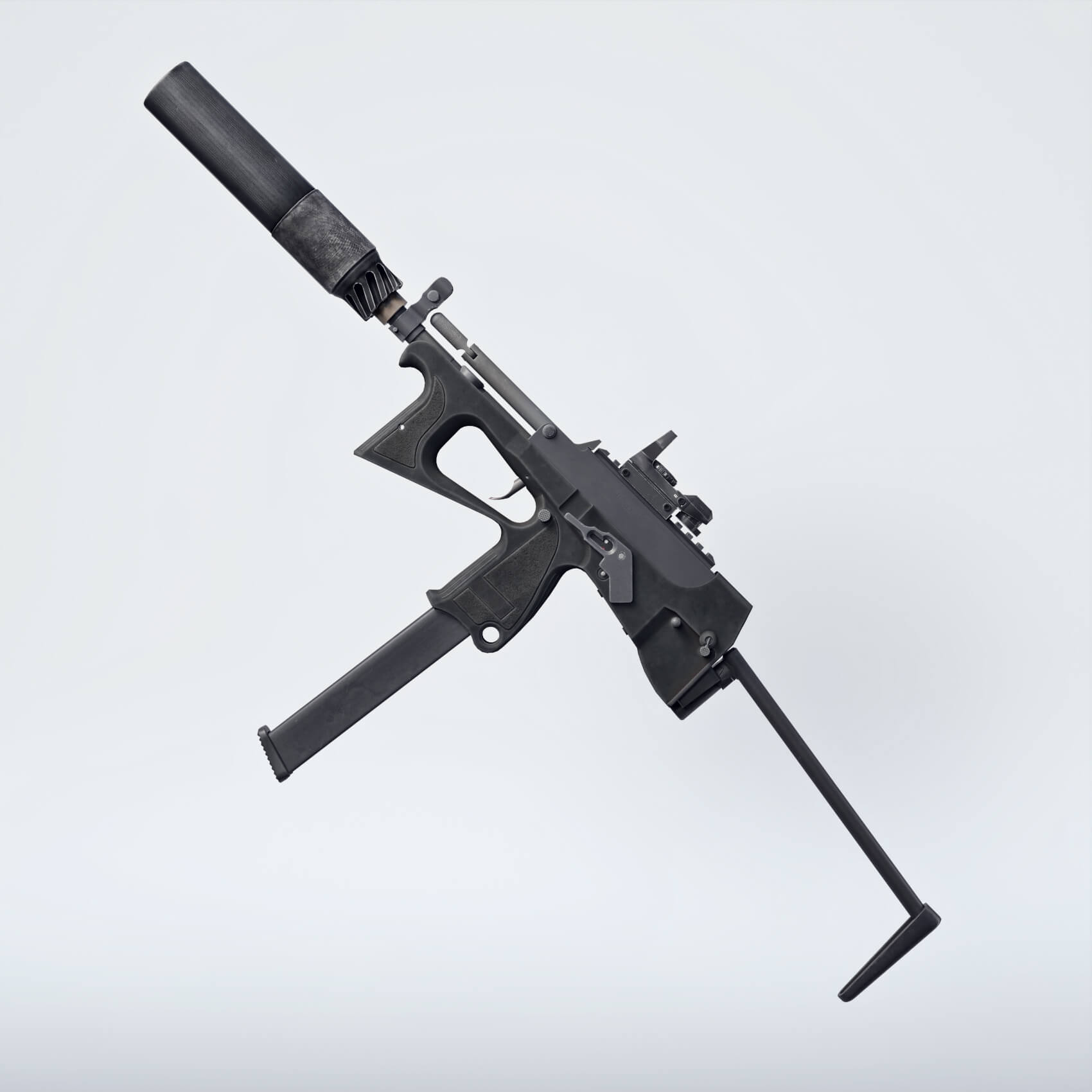 Pp2000 Silenced SMG for G8F and G9 - Daz Content by Loriel