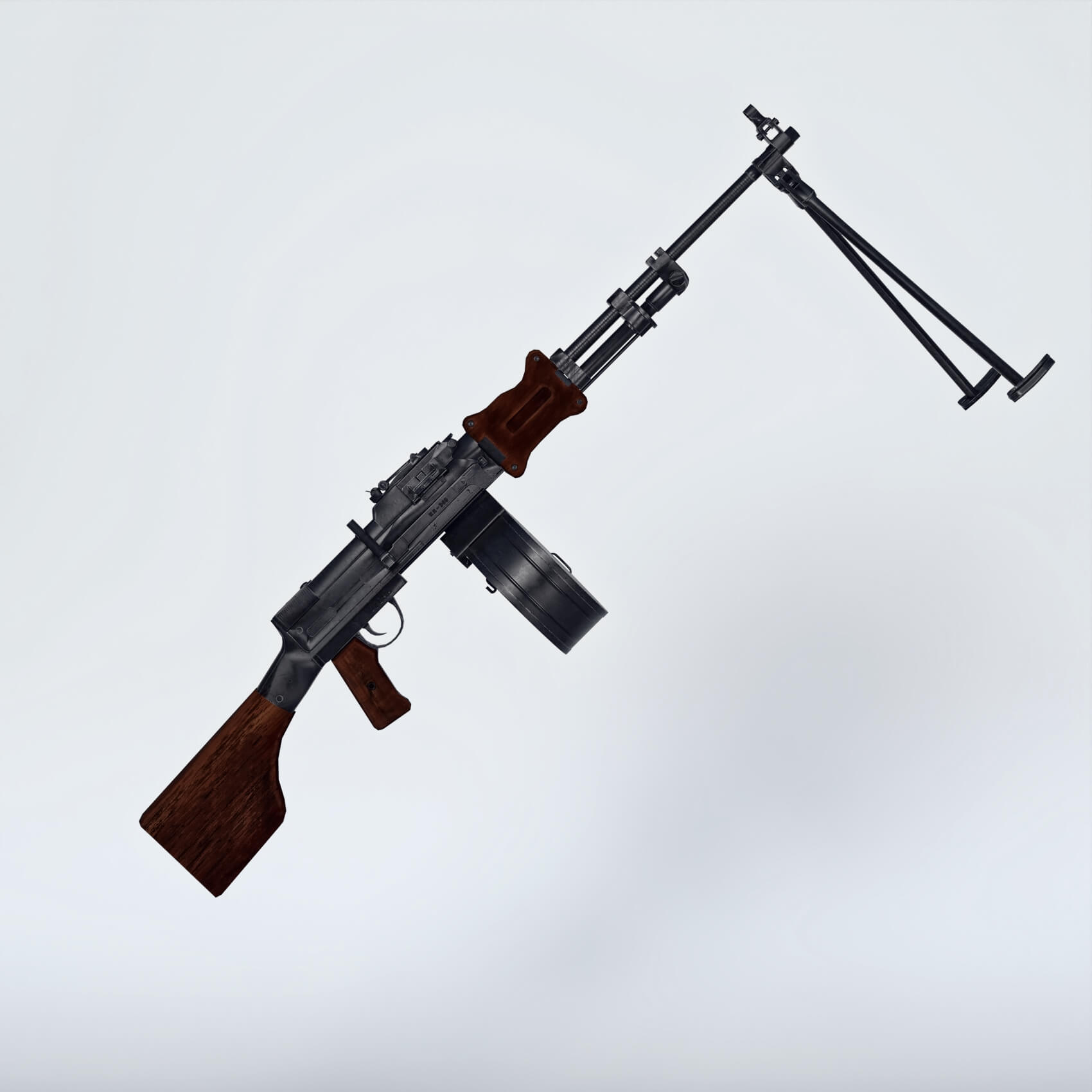 Rpd Machine Gun for G8F - Daz Content by Loriel
