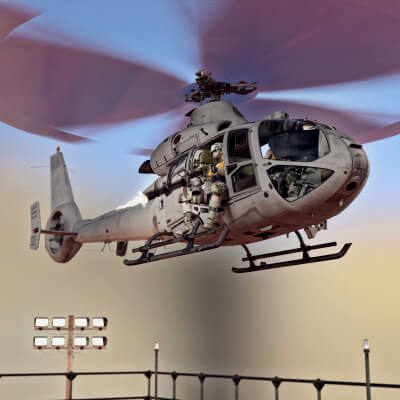SA 341 Scout Helicopter Bo6 for DAZ3D - Daz Content by Loriel