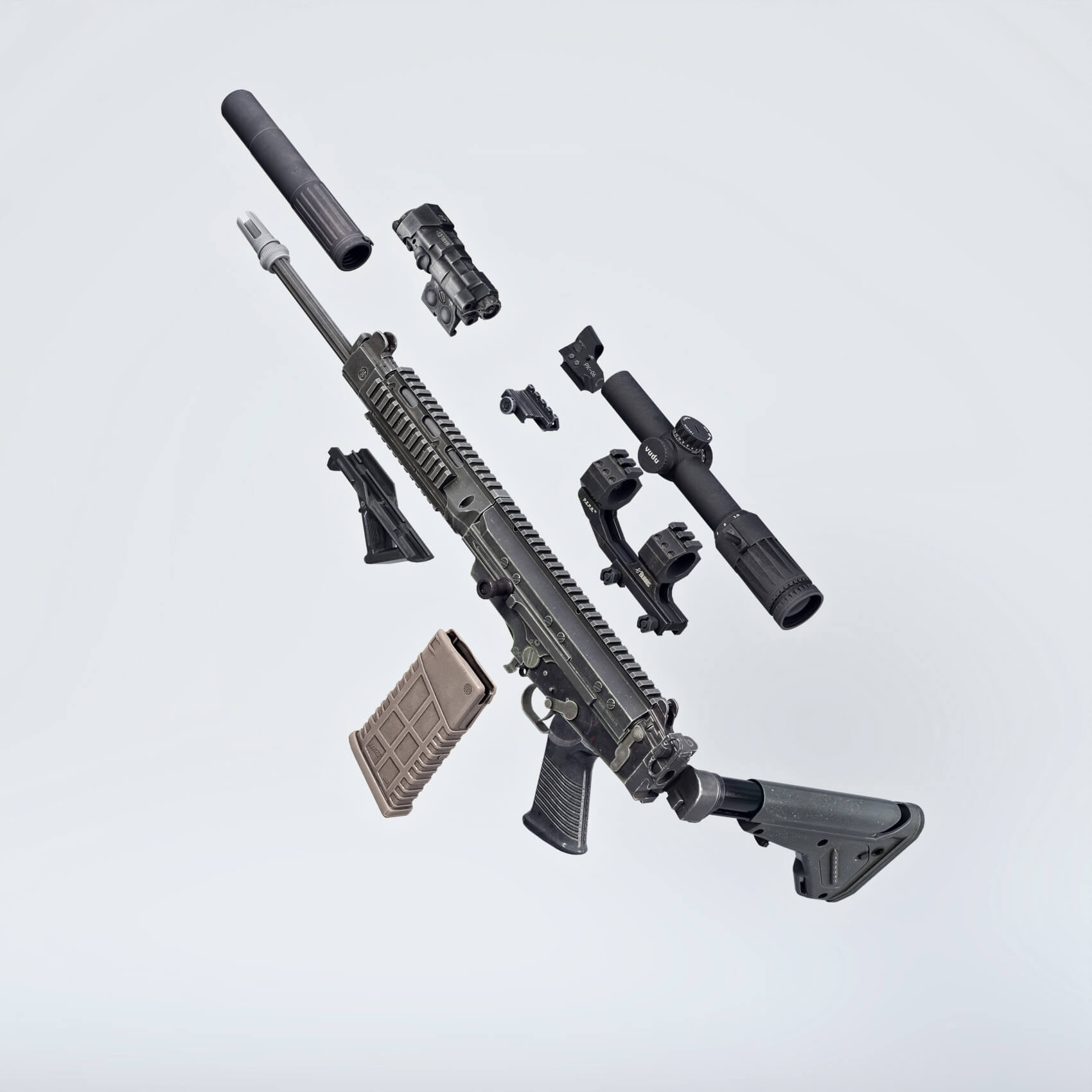 SA58 DMR Rifle TK for G8F and G9 - Daz Content by Loriel