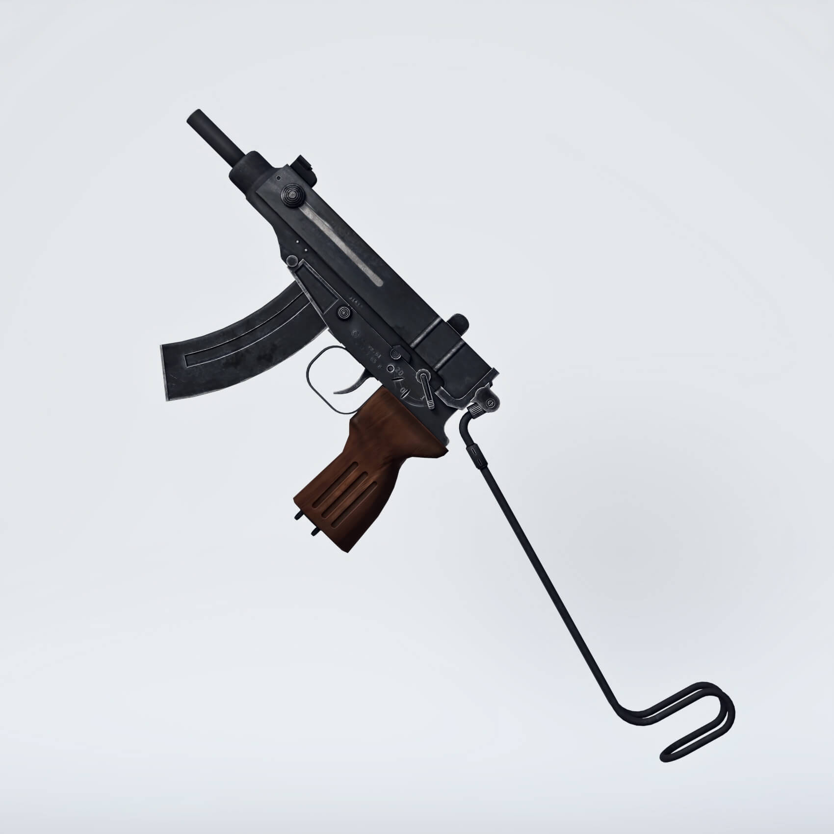 Scorpion SMG for G8F - Daz Content by Loriel