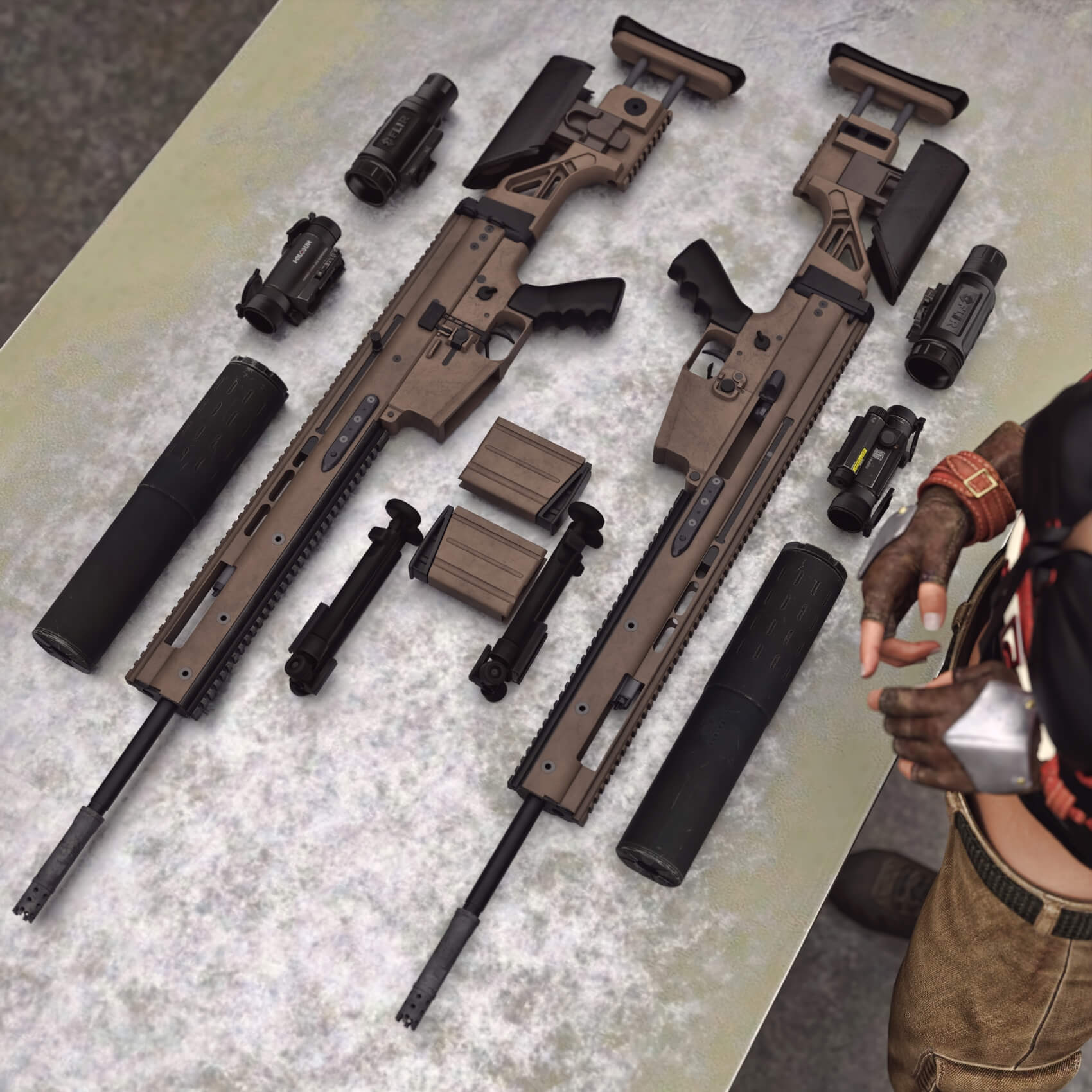 Scr Dmr for G8F - Daz Content by Loriel