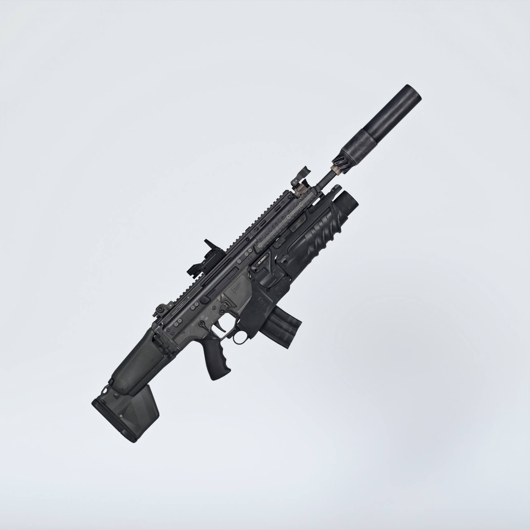SCR Rifle With Launcher for G8F - Daz Content by Loriel