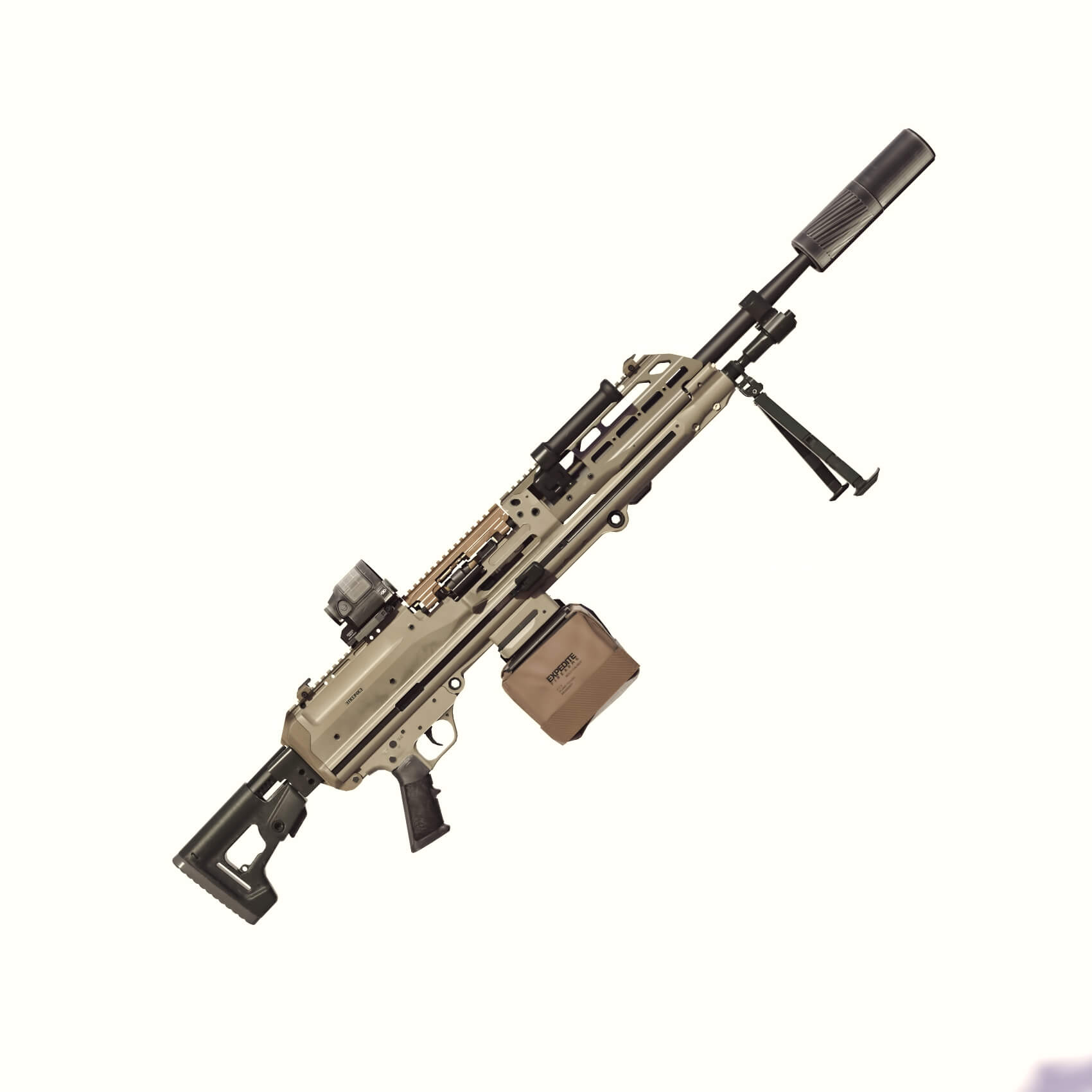 Sig Machinegun 6.8 MW for G8F - Daz Content by Loriel