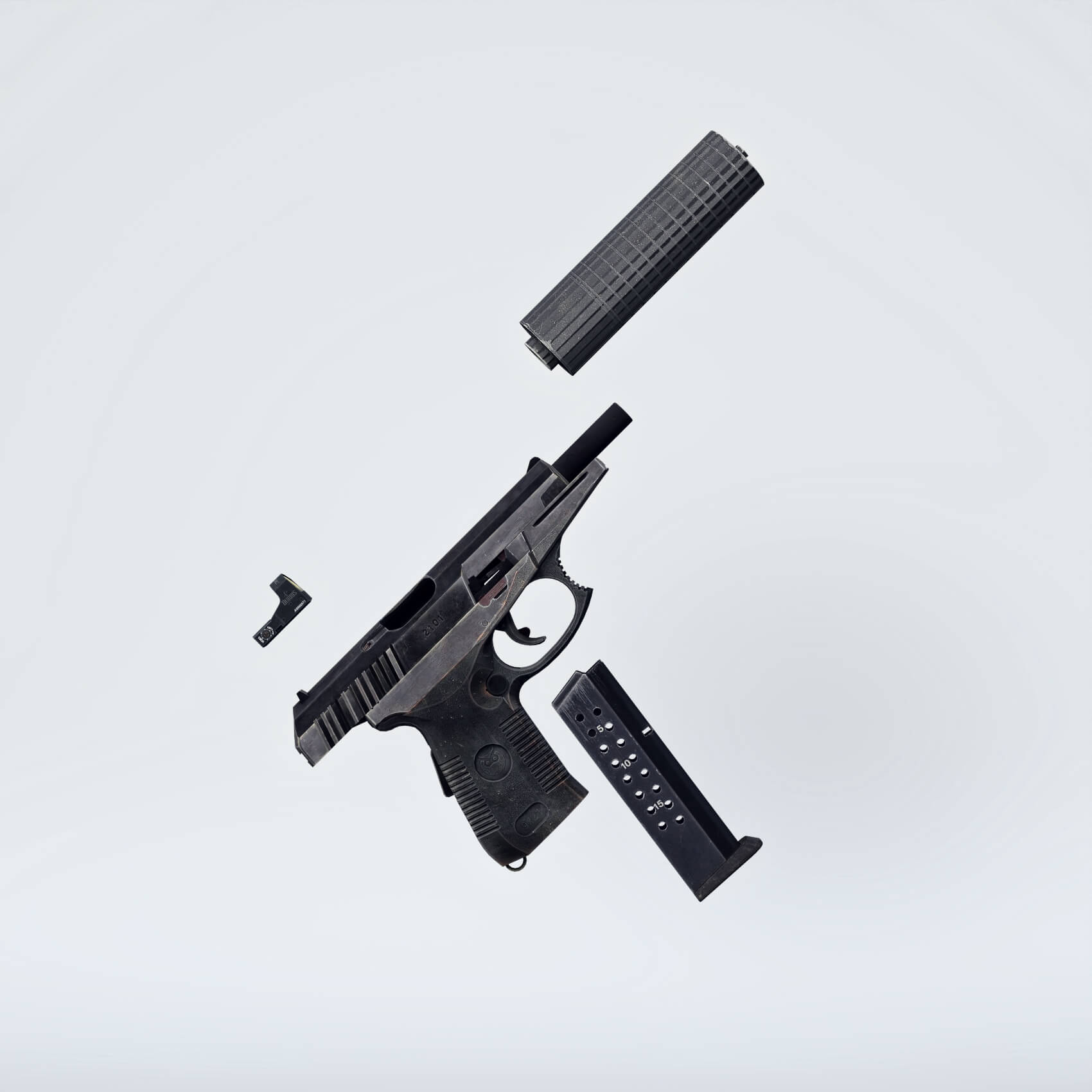 SR1MP Vektor Pistol Tk for G8F and G9 - Daz Content by Loriel