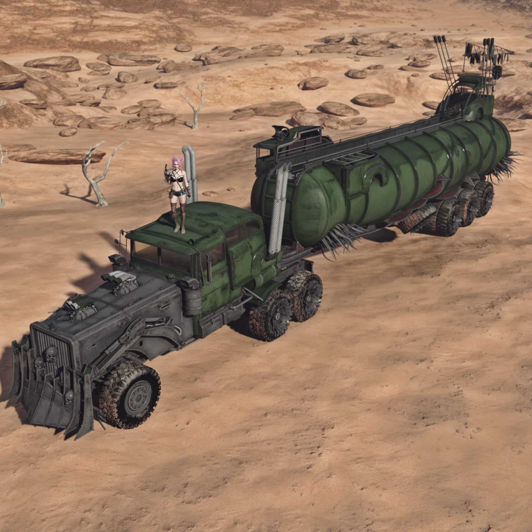 Wasteland War Truck for Daz by Loriel