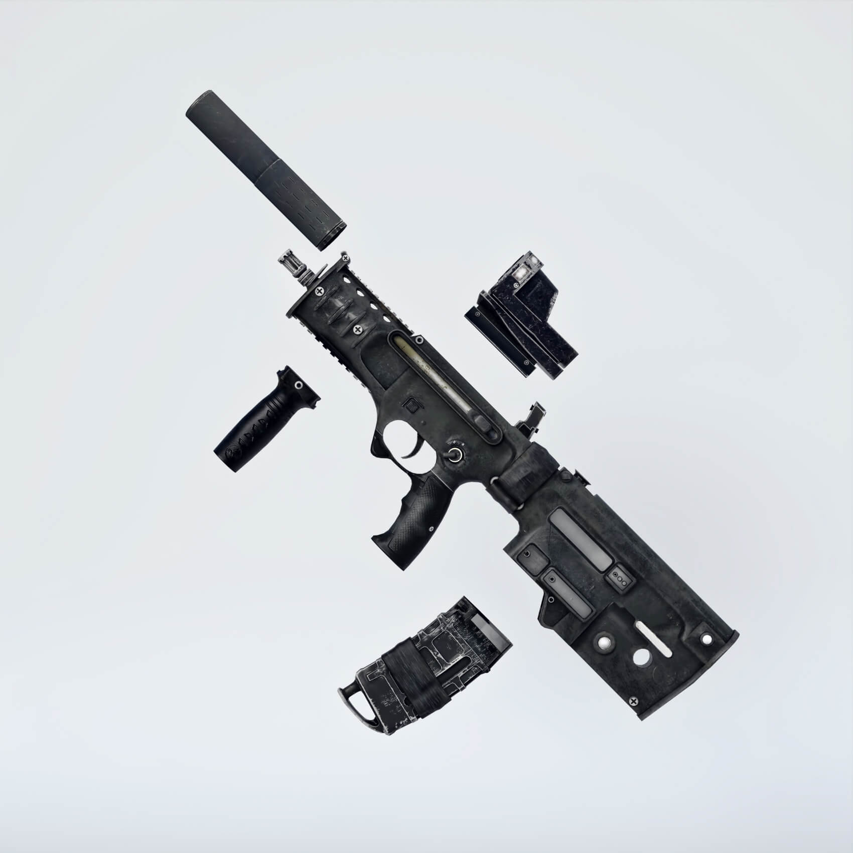 X95 Micro Tavor Rifle for G8F - Daz Content by Loriel