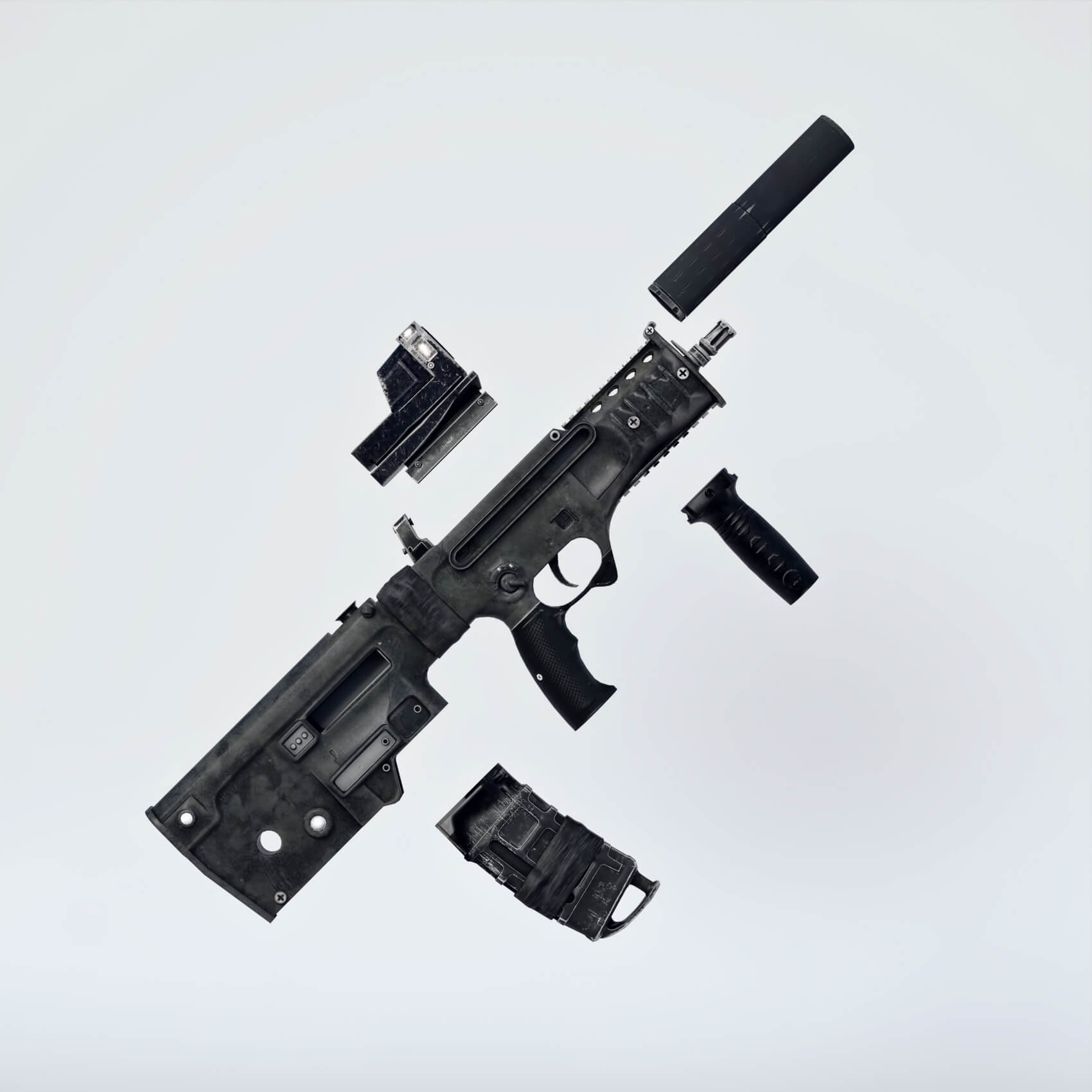 X95 Micro Tavor Rifle for G8F - Daz Content by Loriel