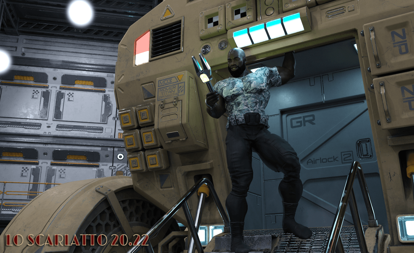 Sparta Unit - Cassius Holefield 3D Render by LoScarlatto