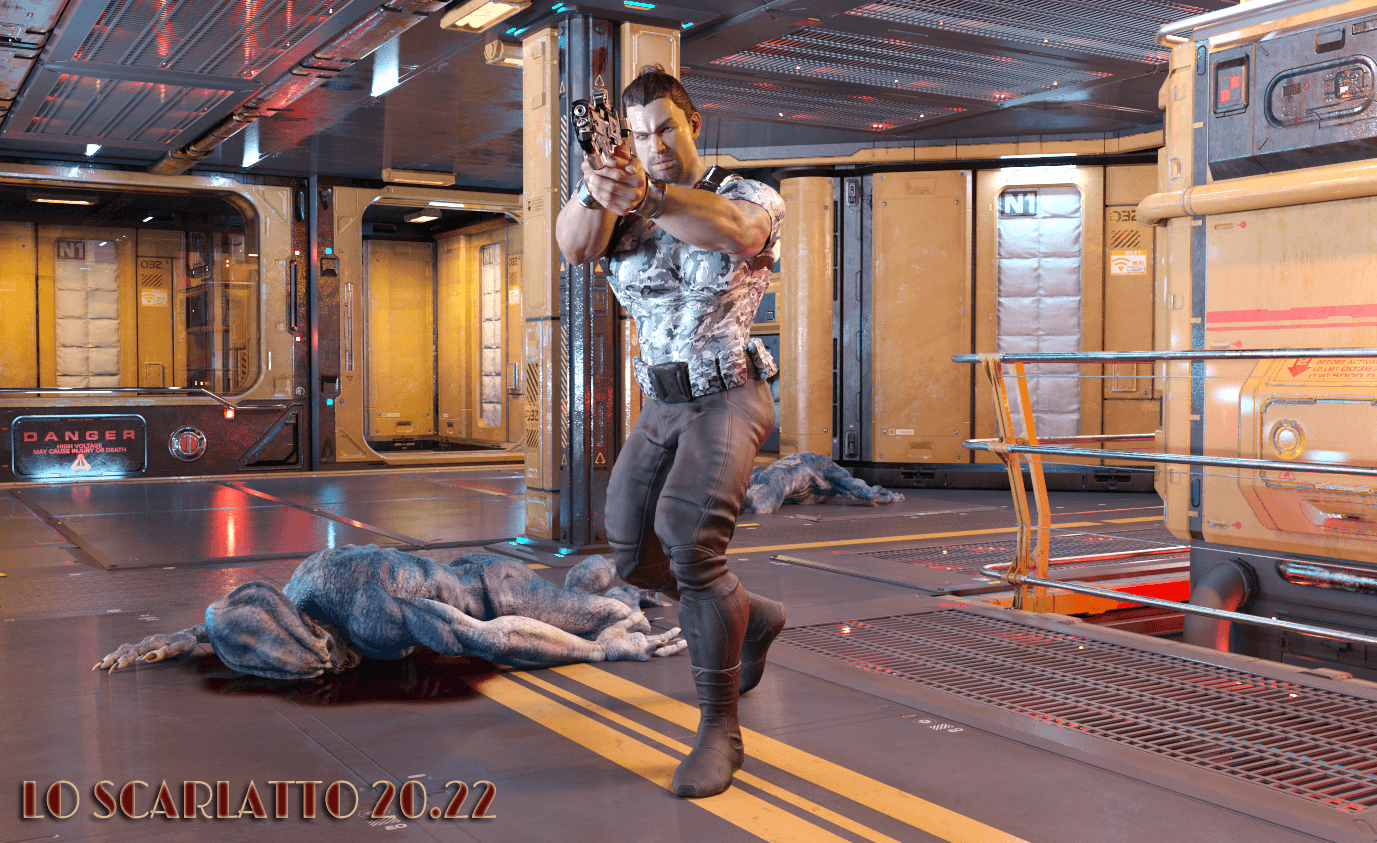 Sparta Unit - Pete Leonidas 3D Render, Digital Art by LoScarlatto