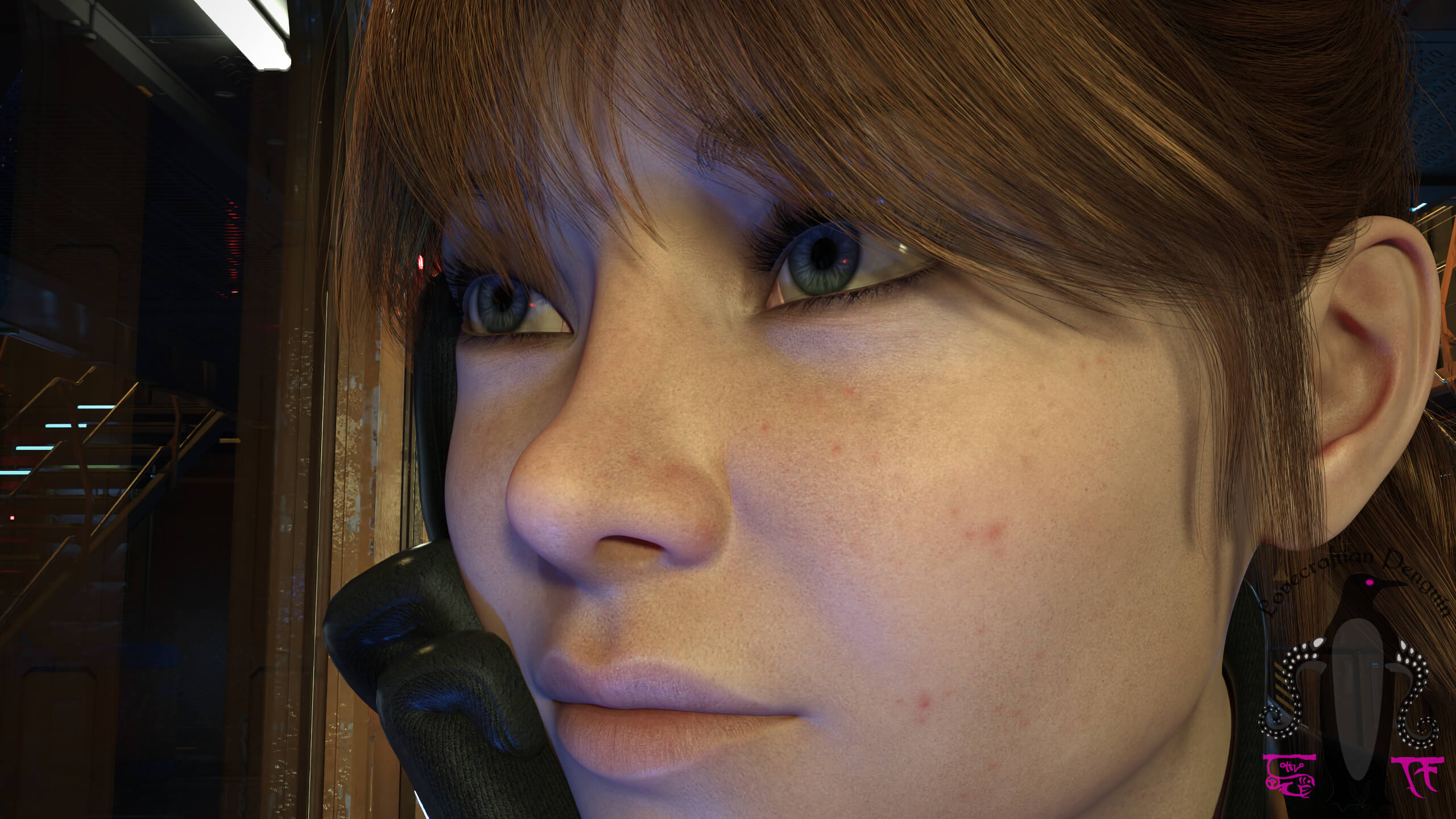 And You You Little Shit Head 3D Render by LovecraftianPenguin