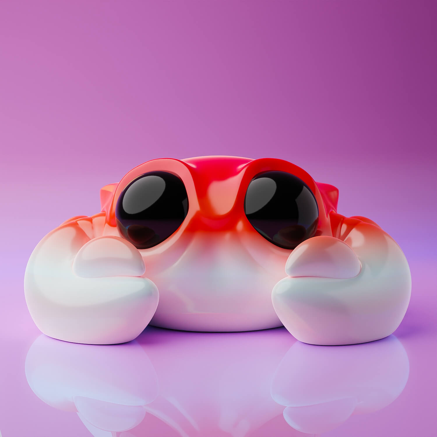 Crab Flower Pot or Cute Figurine - 3D Print Model by lovely3dstocker