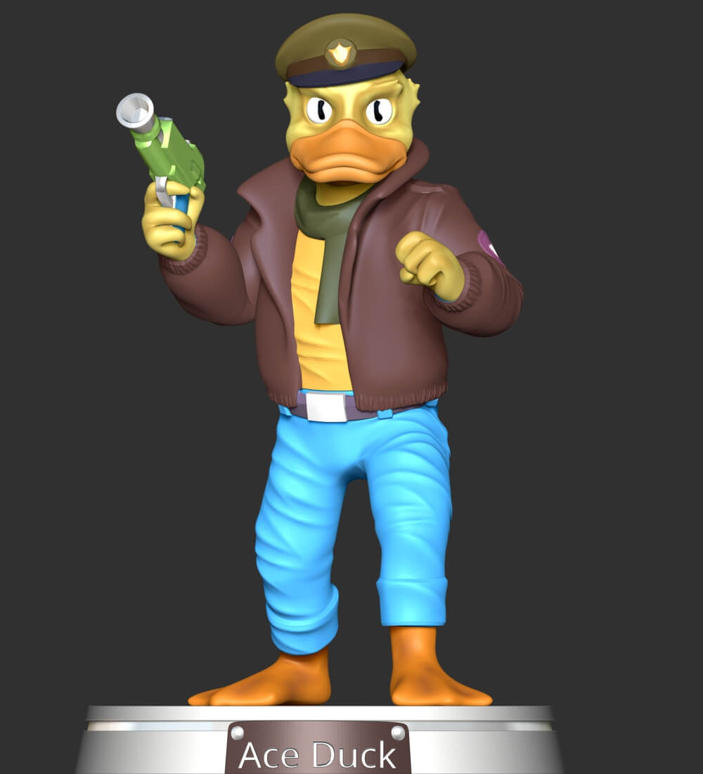 Ace Duck - Teenage Mutant Ninja Turtles 3D Print Model by lovemodel