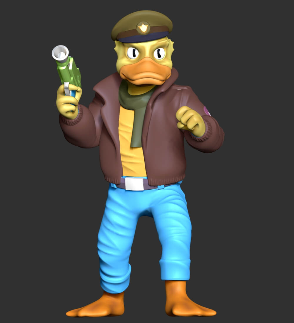Ace Duck - Teenage Mutant Ninja Turtles 3D Model by lovemodel