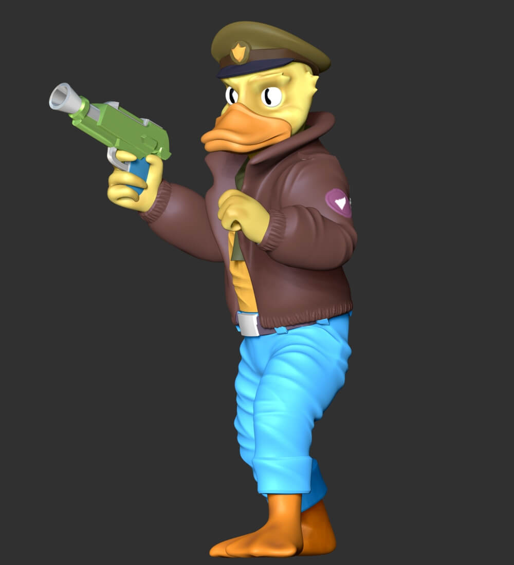Ace Duck - Teenage Mutant Ninja Turtles 3D Print Model by lovemodel